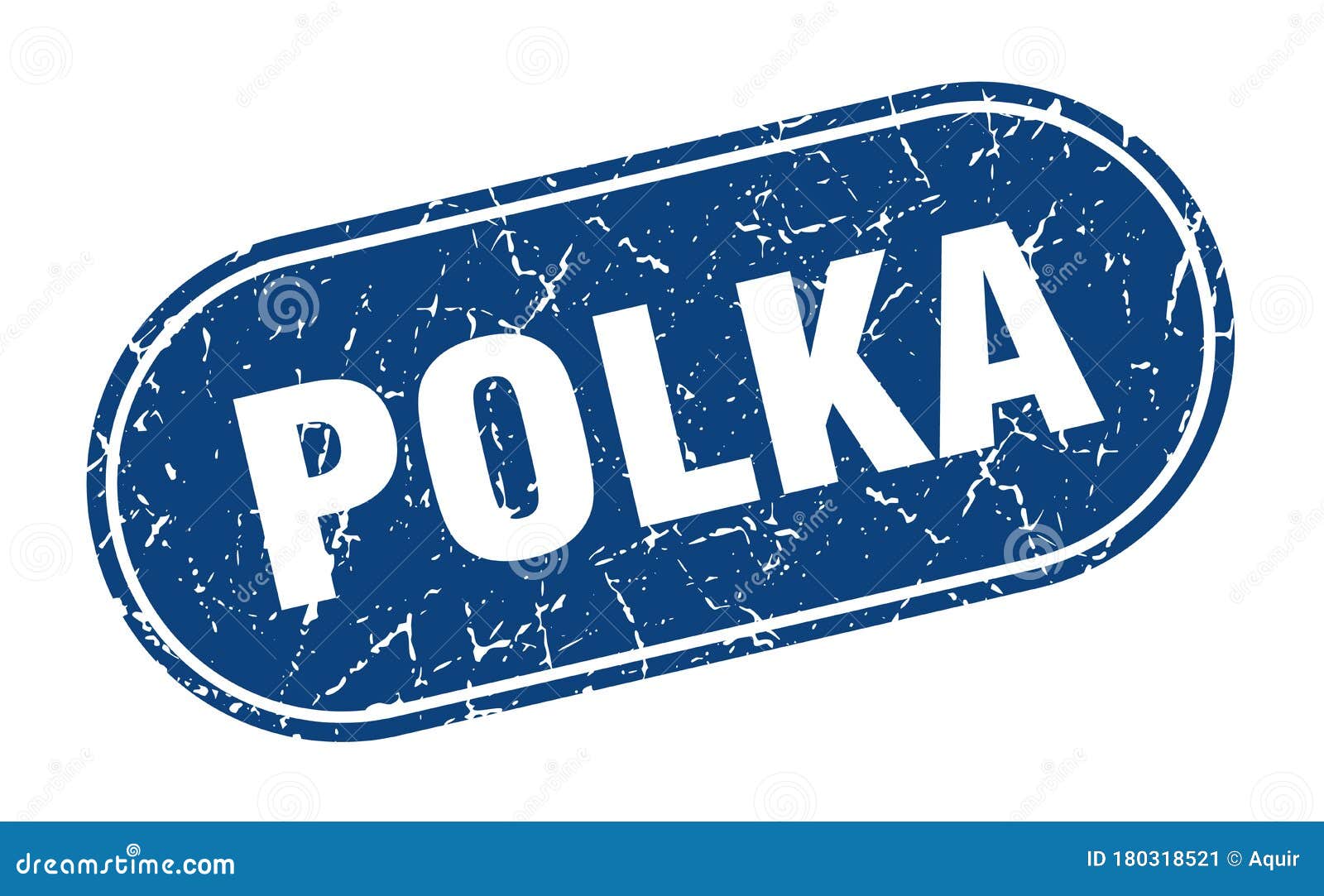 Polka Sign. Polka Grunge Stamp Stock Vector - Illustration of seal ...