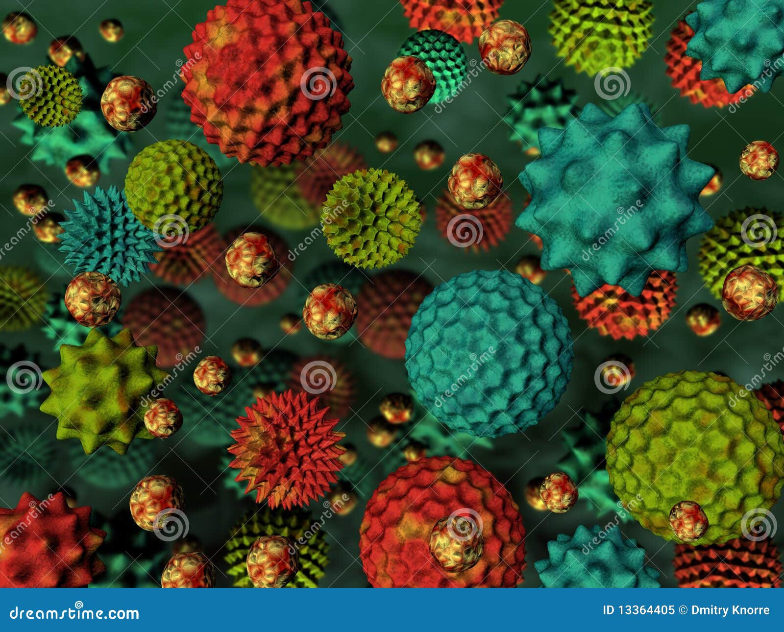 Pollen background stock illustration. Illustration of high - 13364405