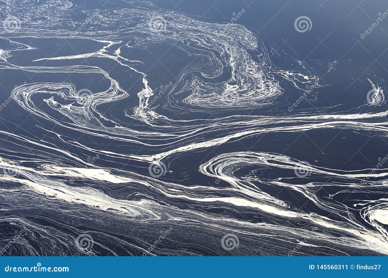 Pollen in a River during Spring Stock Image - Image of spring ...