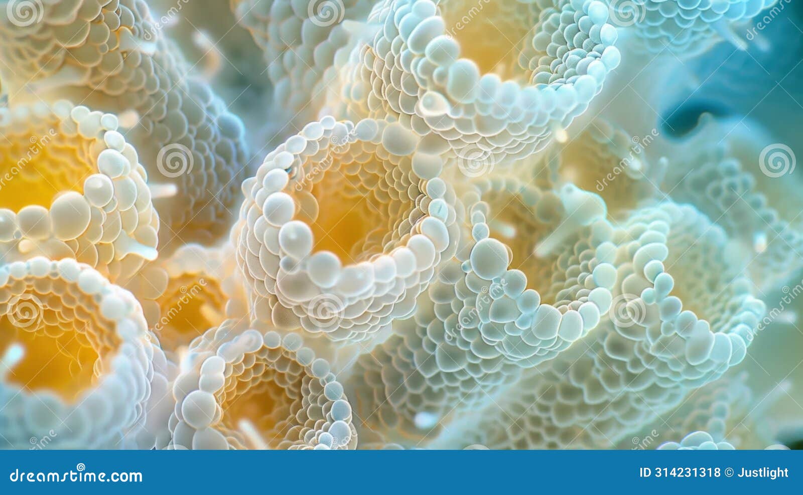 A of Pollen Grains Viewed Under a Microscope with Their Complex and ...