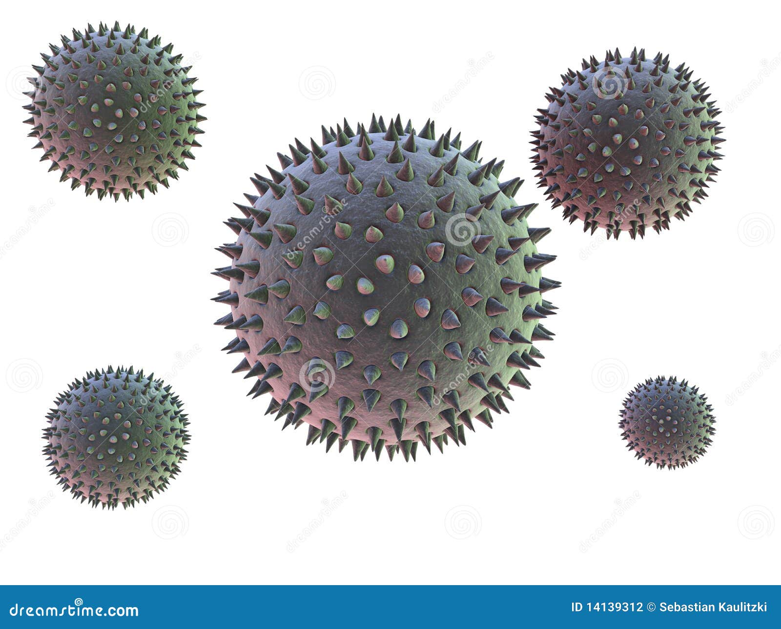 Pollen illustration stock illustration. Illustration of render - 14139312