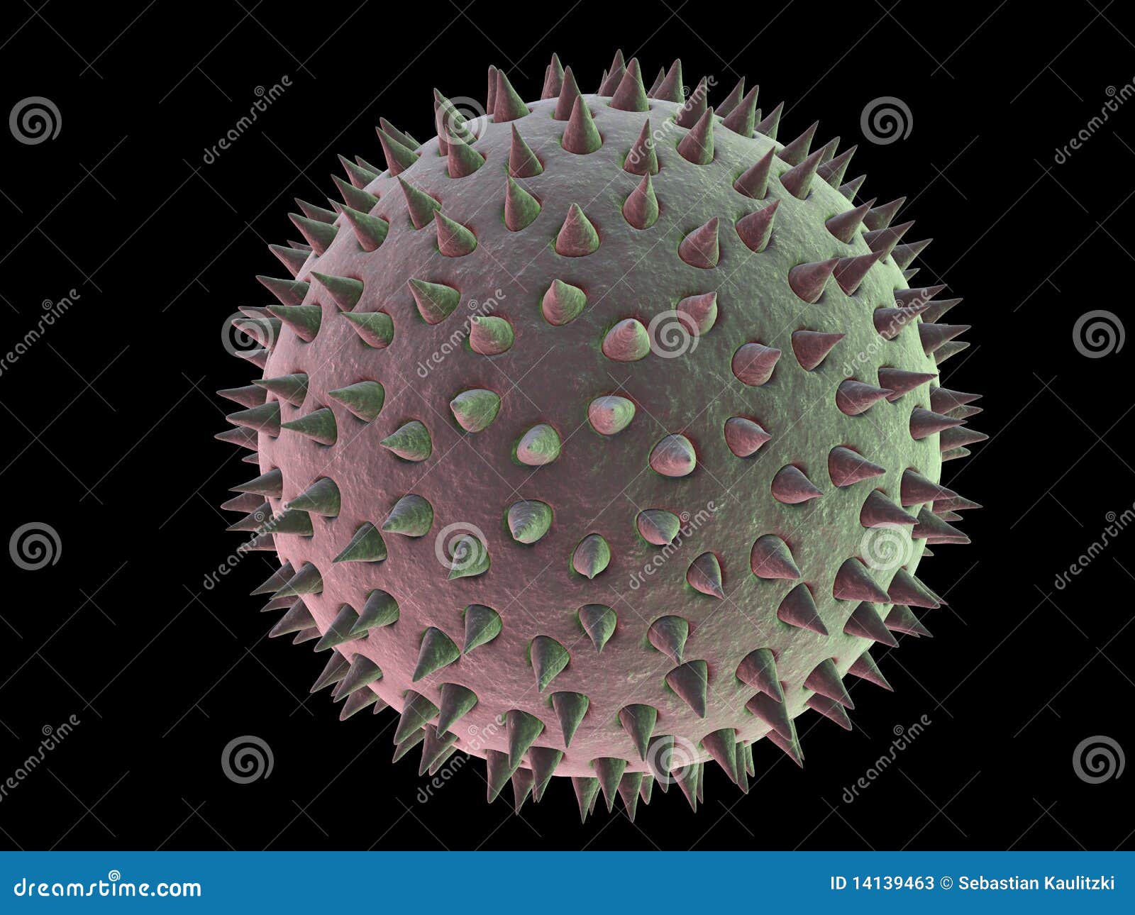 Pollen illustration stock illustration. Illustration of allergic - 14139463