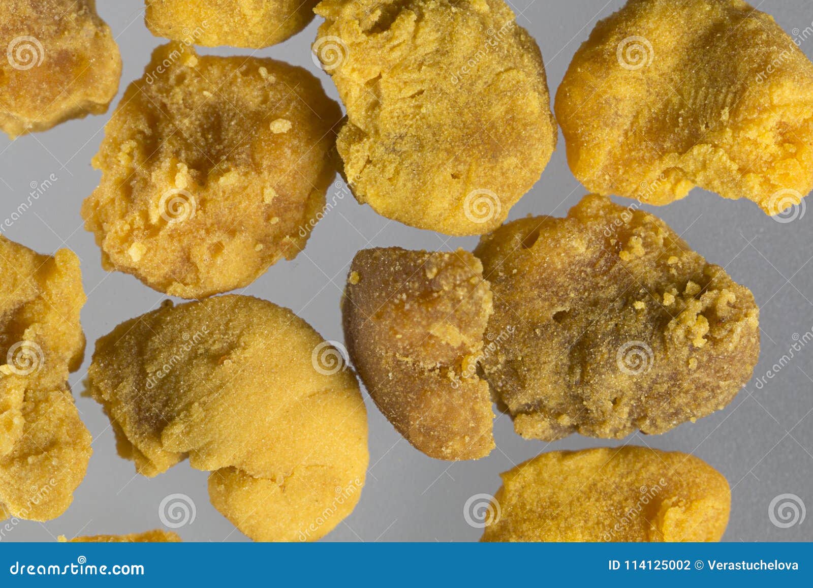 Pollen Loads - Macro Photo of Bee Pollen - Perga Stock Photo - Image of ...