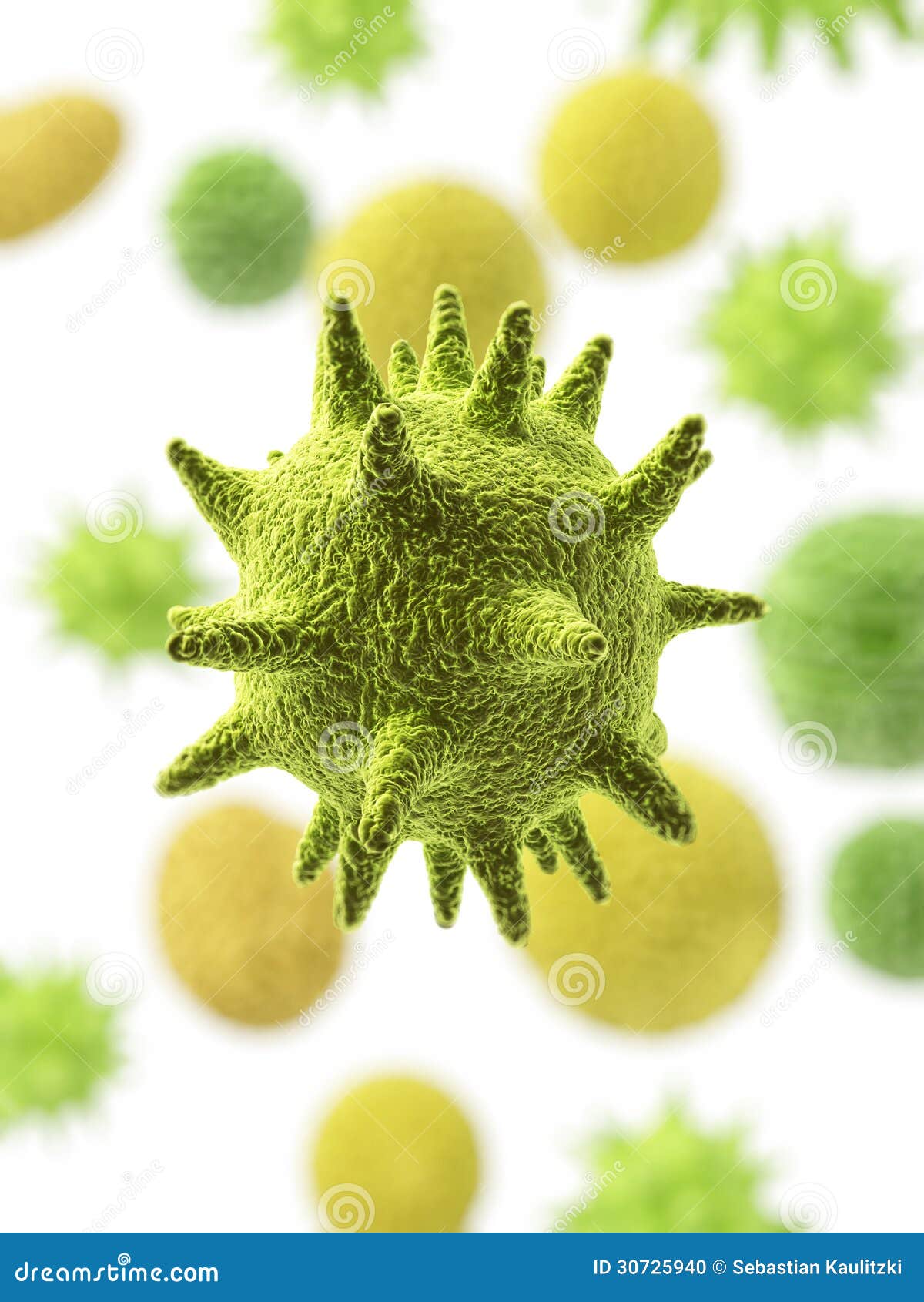 Pollen Particles - Close Up Stock Illustration - Illustration of ...