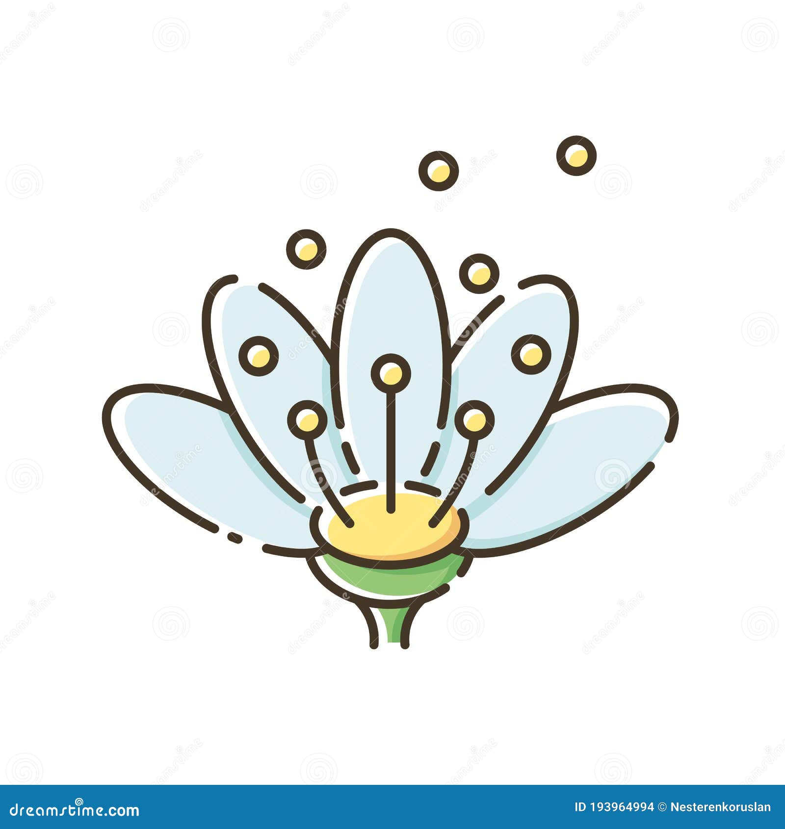 Two Color Pollen Vector Icon From Nature Concept. Isolated Blue Pollen ... Two Color Pollen Vector Icon From Nature Concept. Isolated Blue Pollen ...