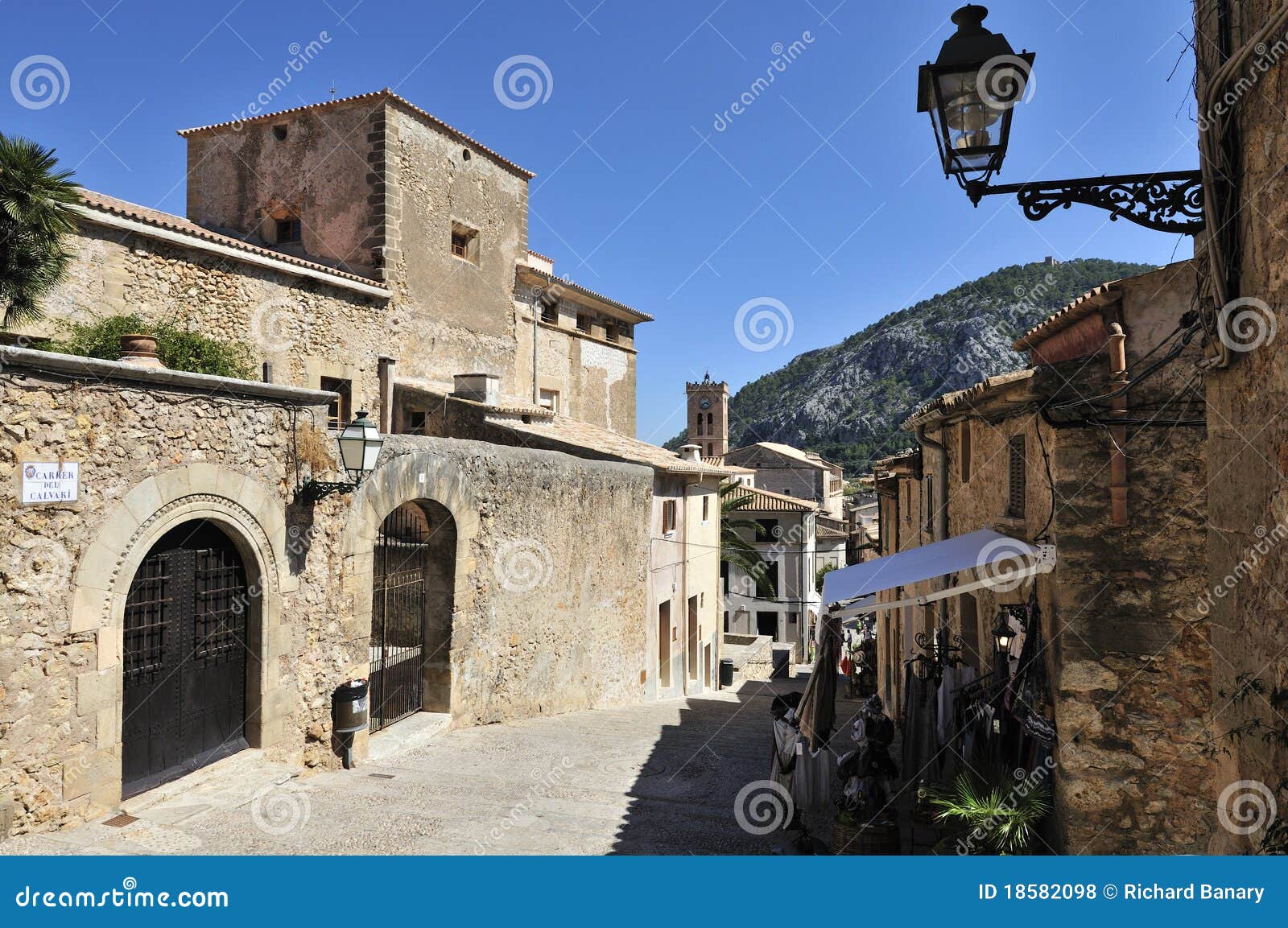 Pollenca stock photo. Image of idyllic, mallorca, historic - 18582098