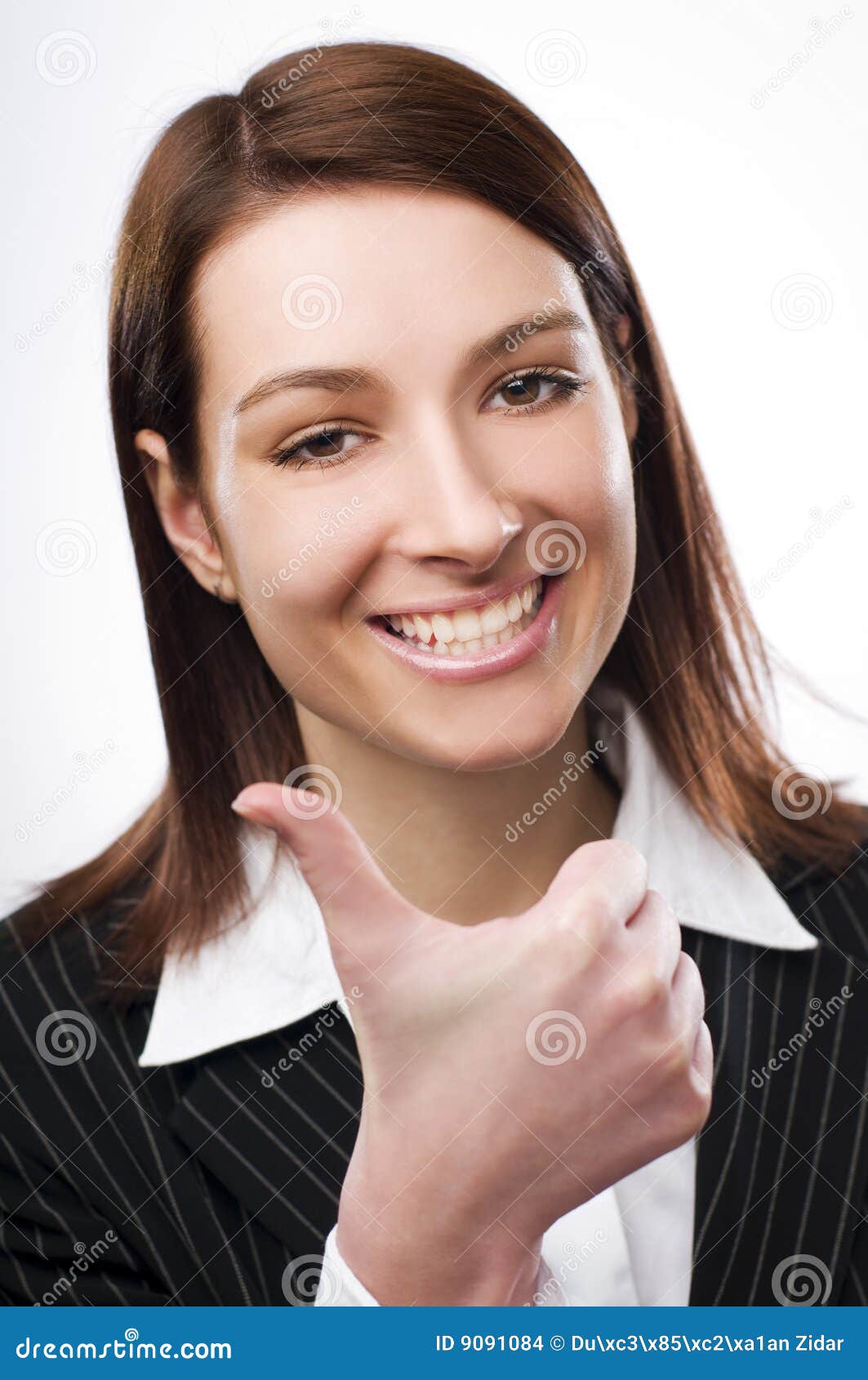 Pollice fotografia stock. Immagine di imprenditrice, resistenza - 9091084