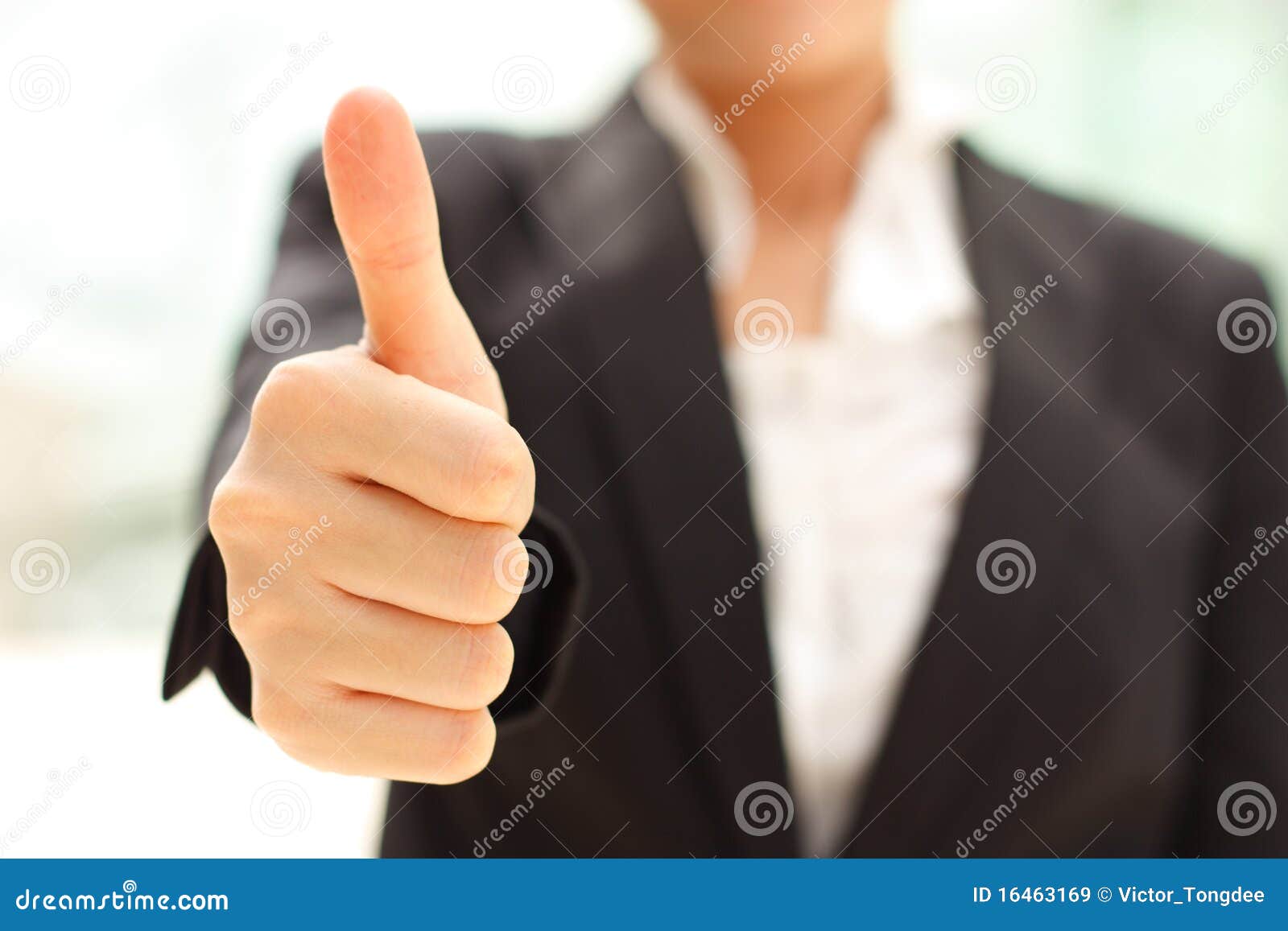 Pollice in su immagine stock. Immagine di approvazione - 16463169