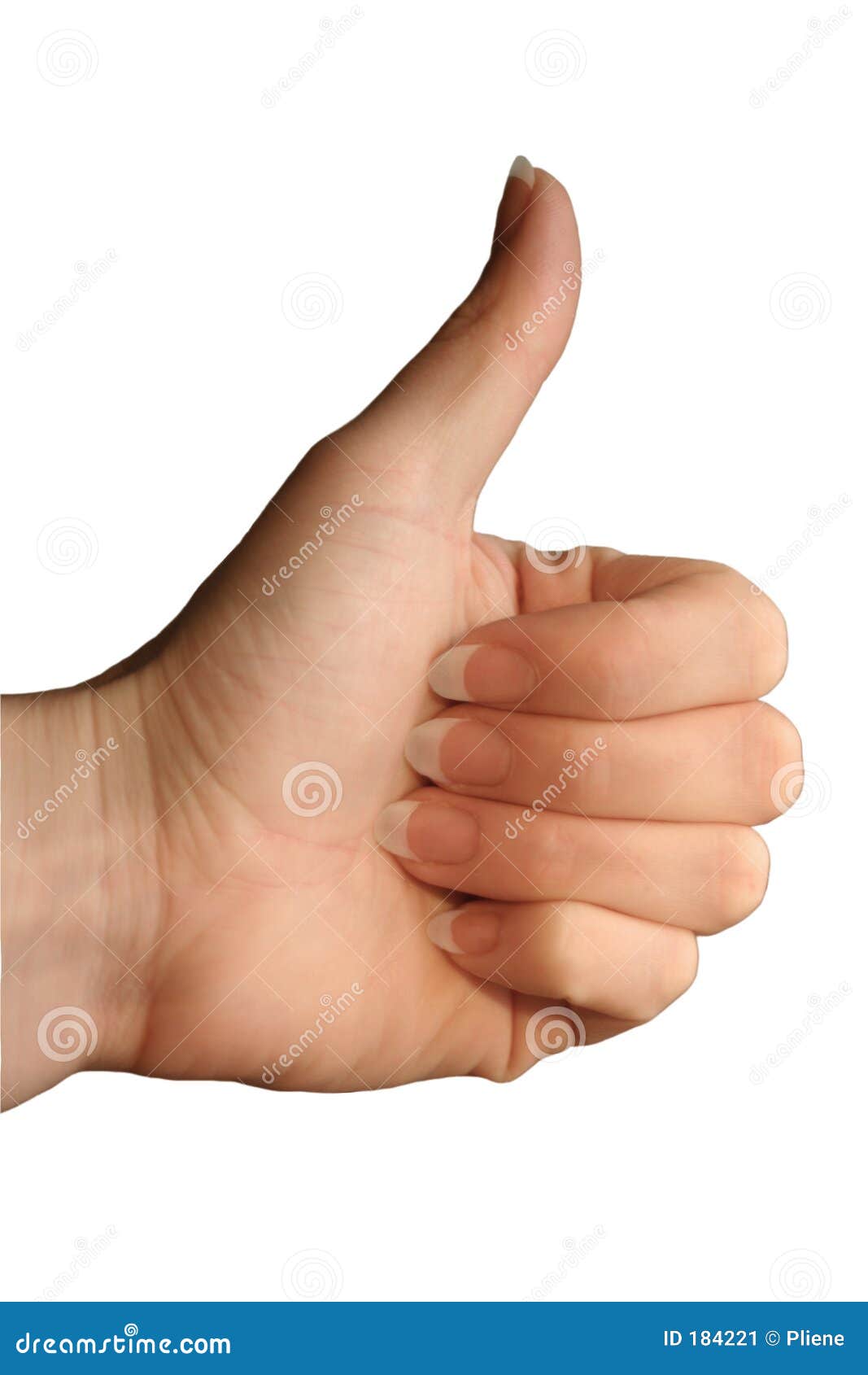 Pollice in su! immagine stock. Immagine di barrette, destra - 184221