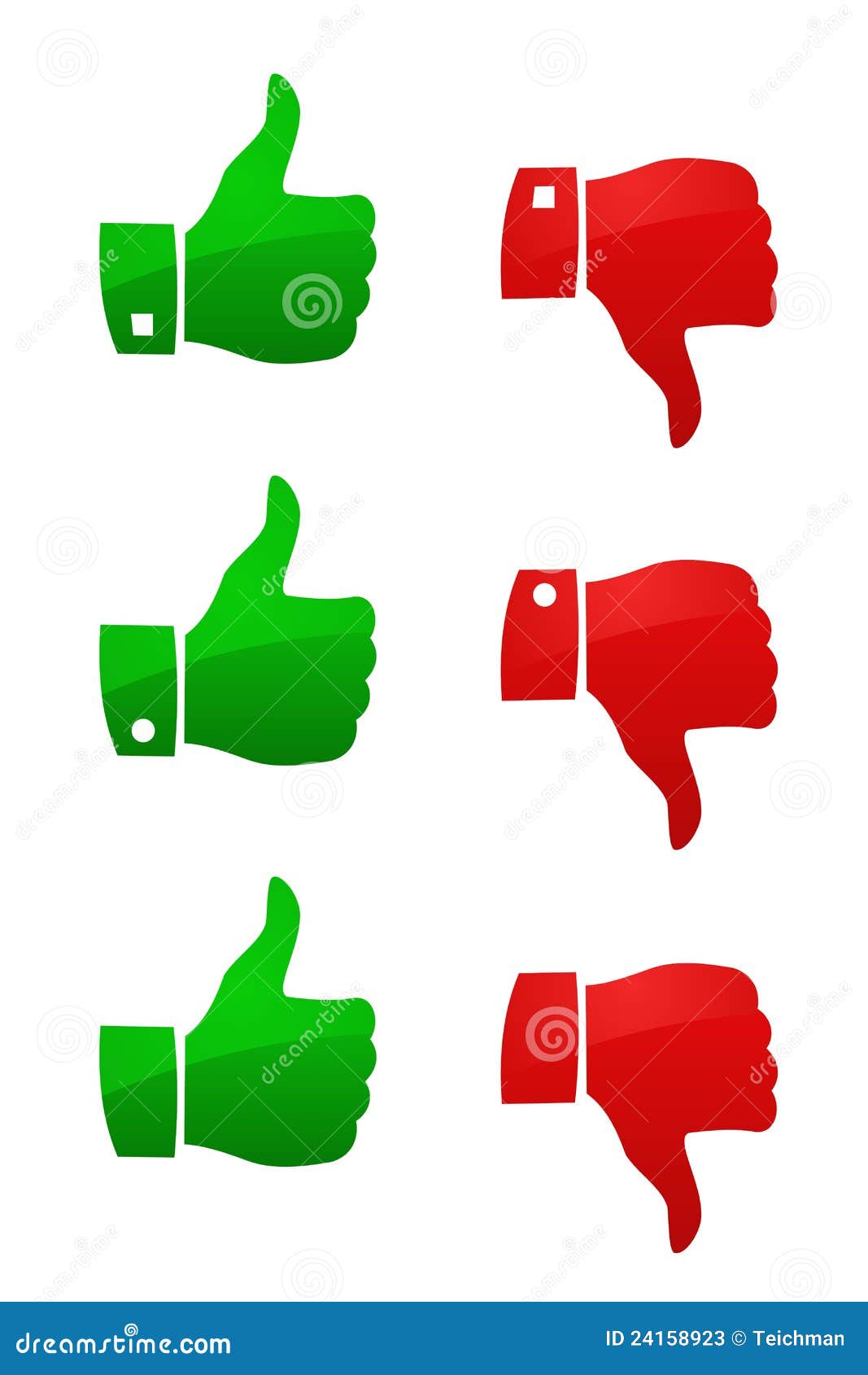 Pollice su e giù illustrazione vettoriale. Illustrazione di marchio ...