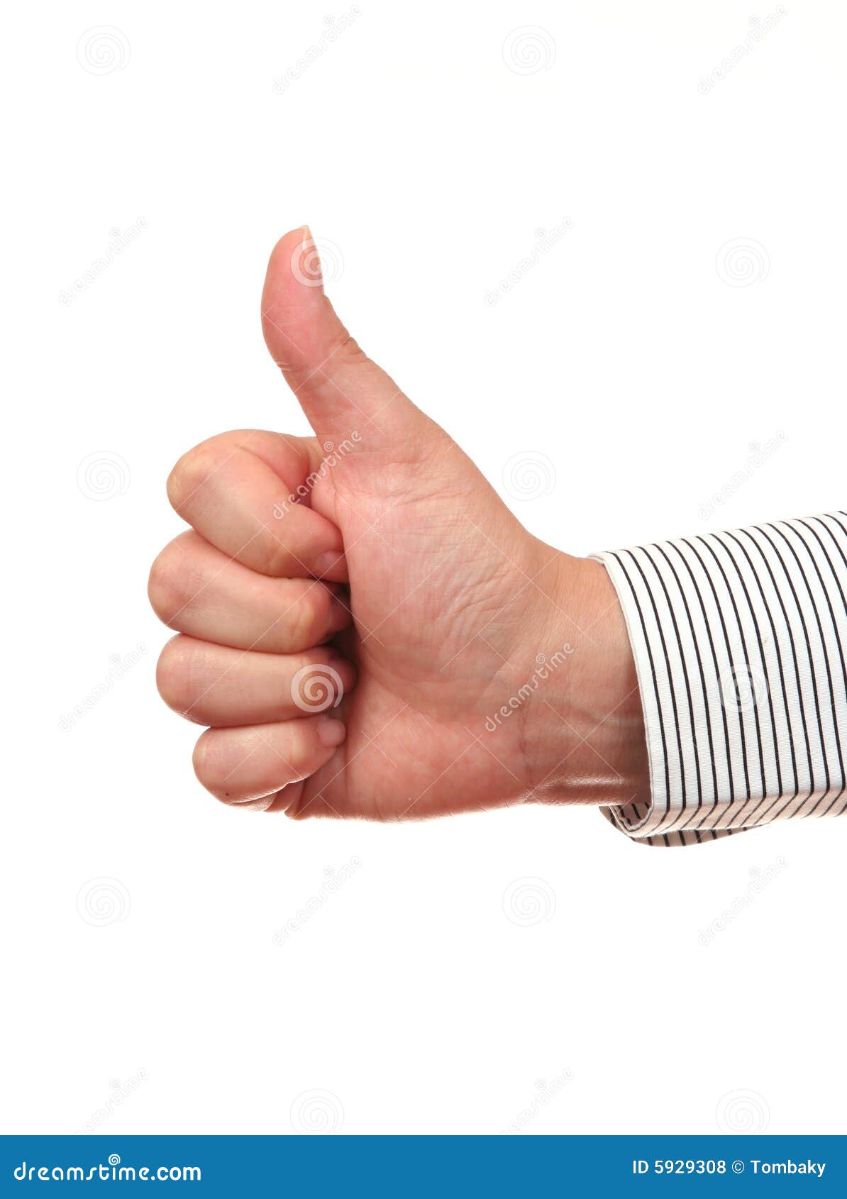 Pollice Sull'APPROVAZIONE Di Gesto Immagine. Immagine: 5929308