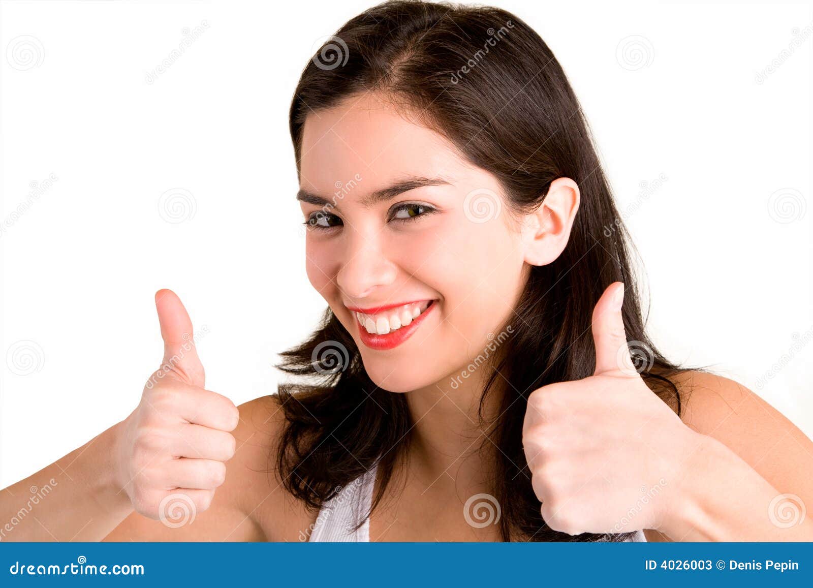 Pollici in su immagine stock. Immagine di fantastico, bellezza - 4026003