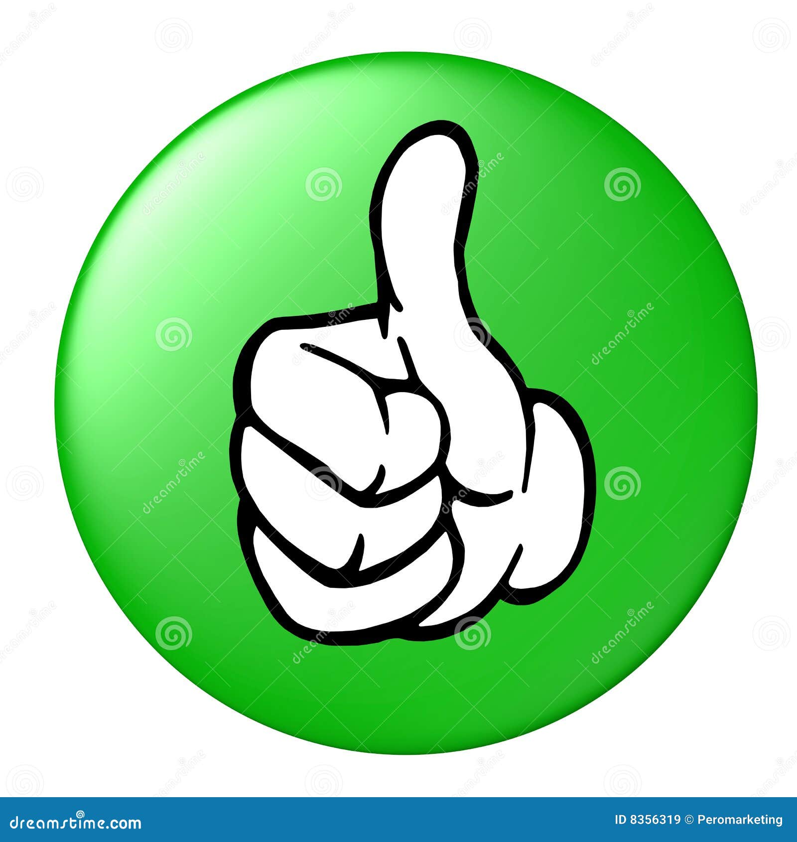 Pollici in su illustrazione di stock. Illustrazione di barrette - 8356319