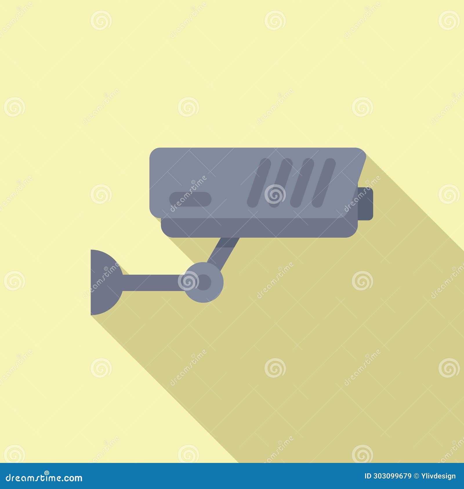 Polling Booth Camera View Icon Flat Vector. Choice Election Stock ...