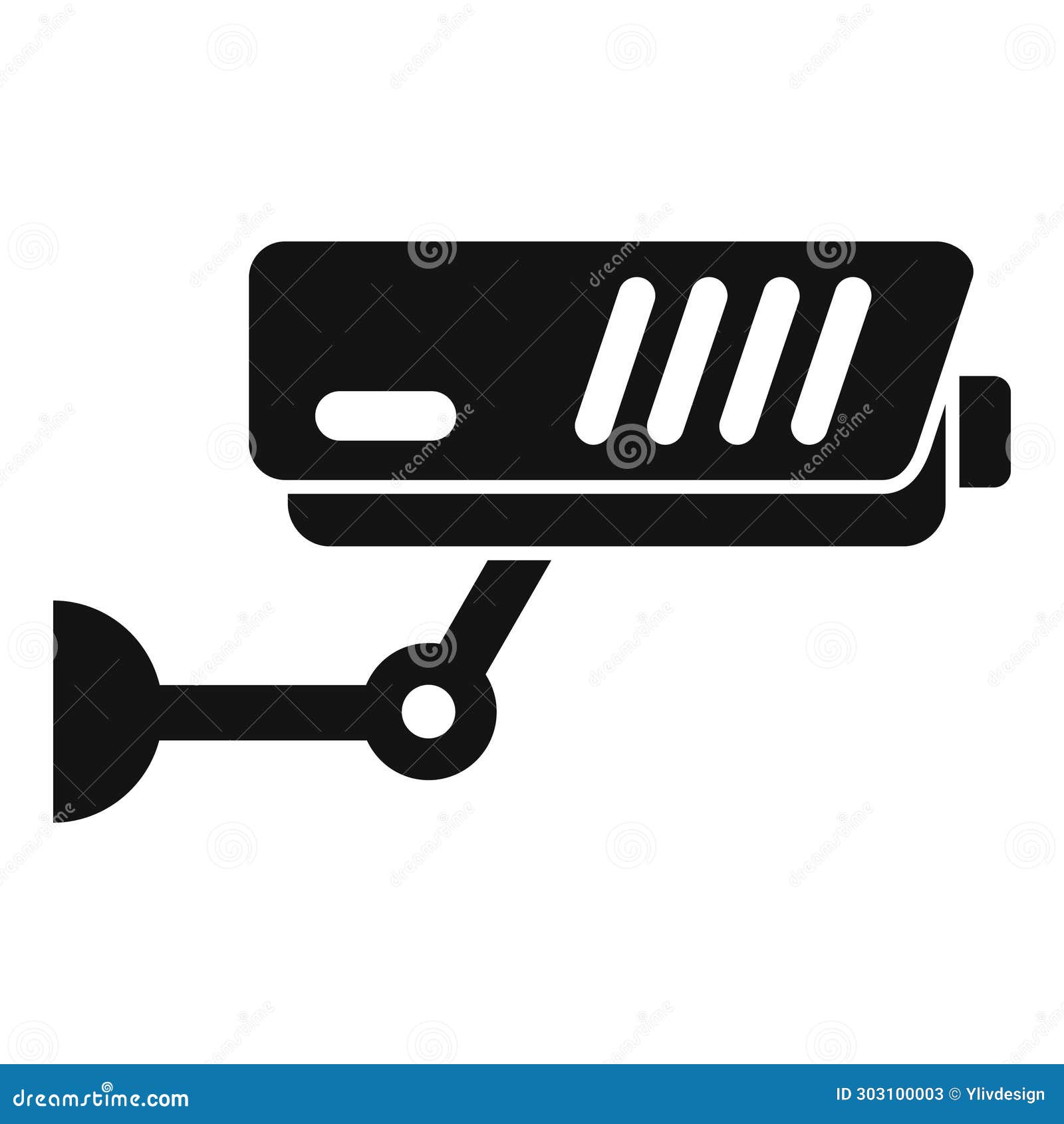 Polling Booth Camera View Icon Simple Vector. Choice Election Stock ...