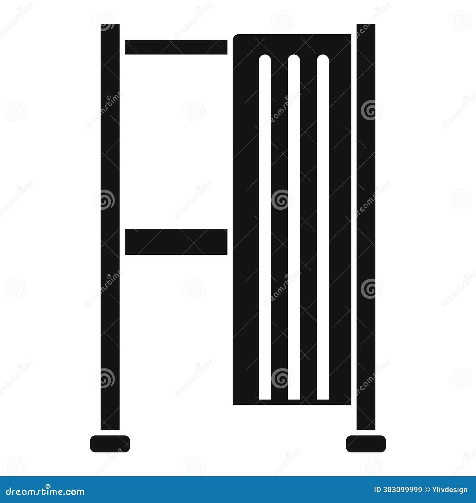 Polling Booth Room Icon Simple Vector. Choice Election Stock ...