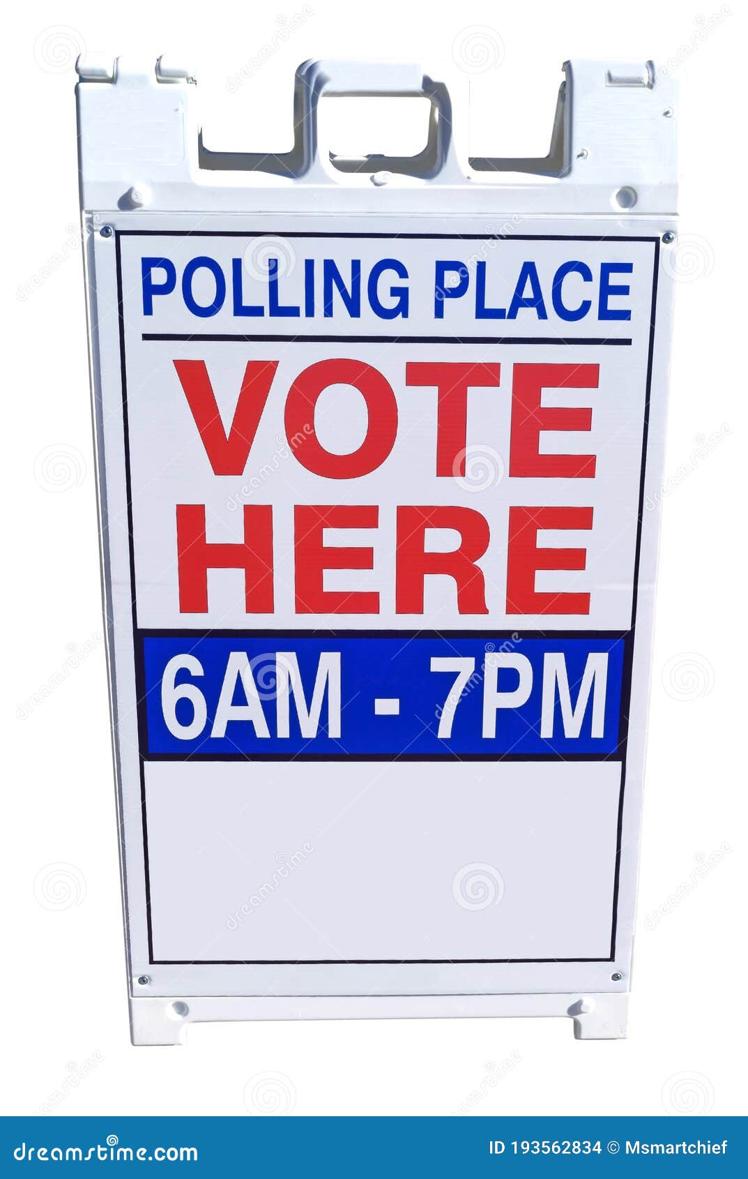 Polling Place Vote Here Sign Stock Photo - Image of voting, election ...