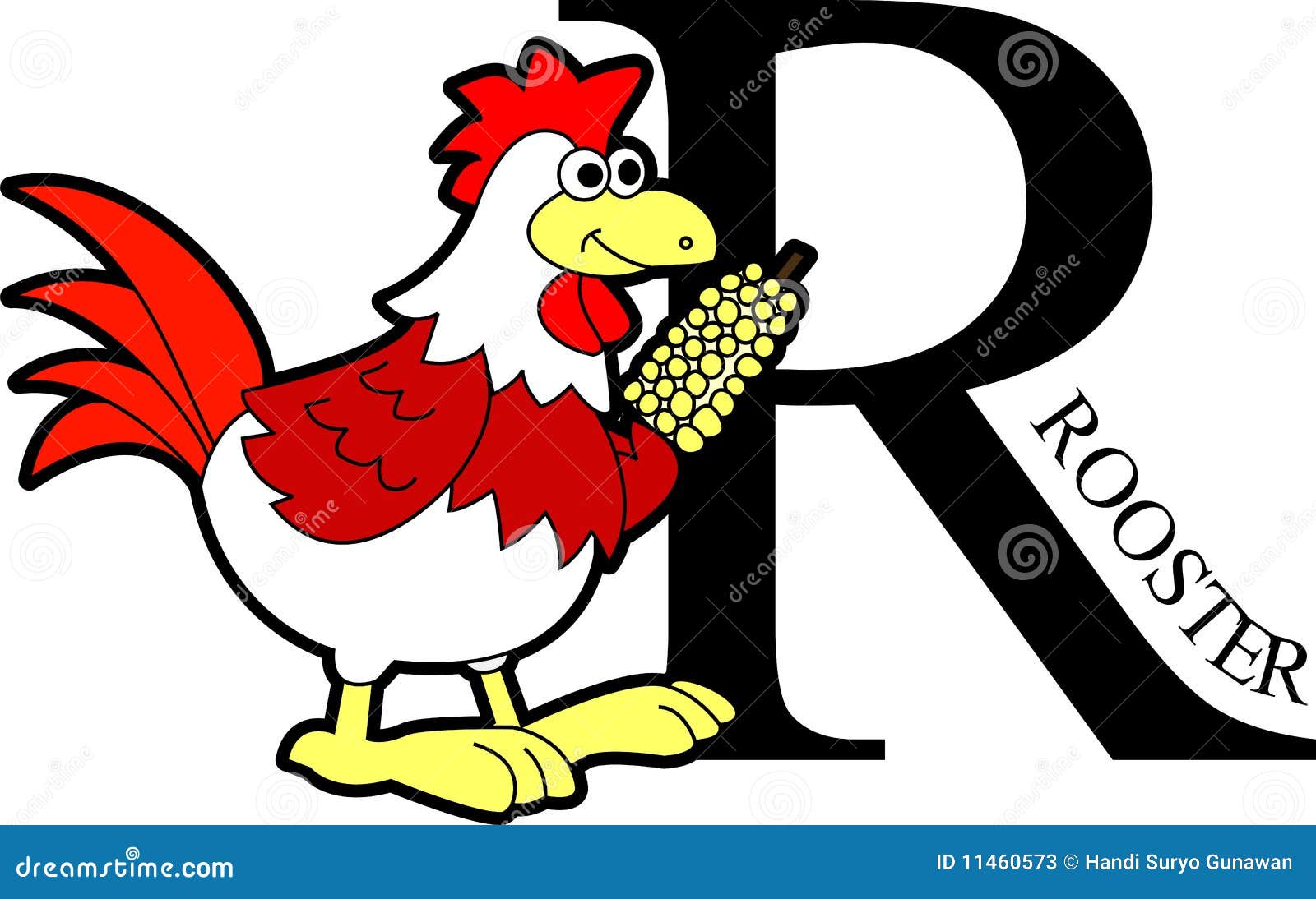 Pollo animal del alfabeto stock de ilustración. Ilustración de ...