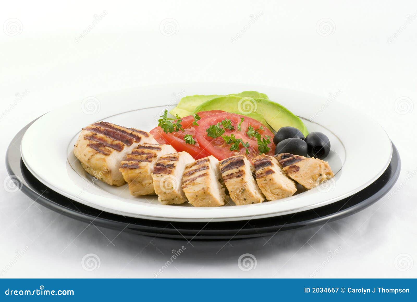 Pollo asado a la parilla imagen de archivo. Imagen de nutritivo - 2034667