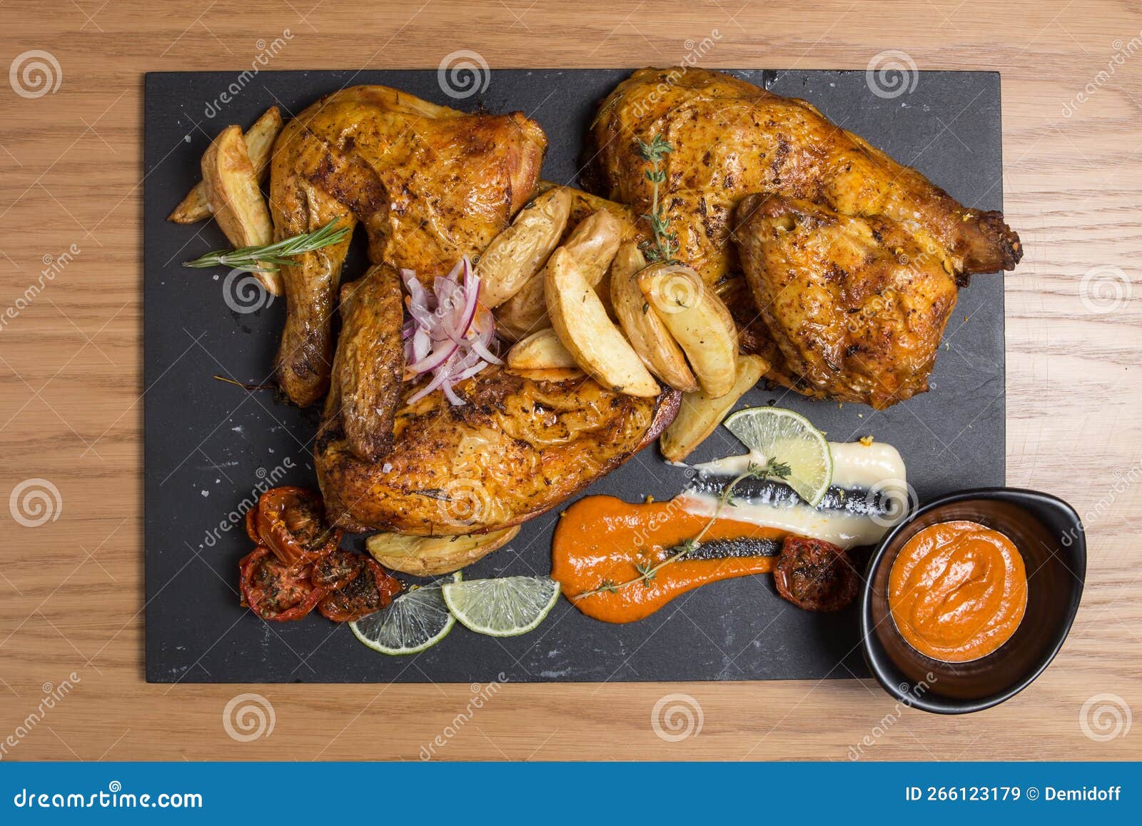 Pollo asado imagen de archivo. Imagen de pollo, grilled - 266123179