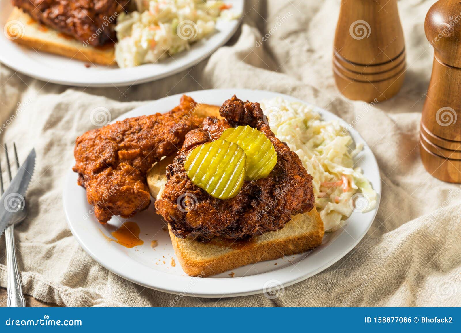 Pollo Caliente Casero De Nashville Foto de archivo - Imagen de ...