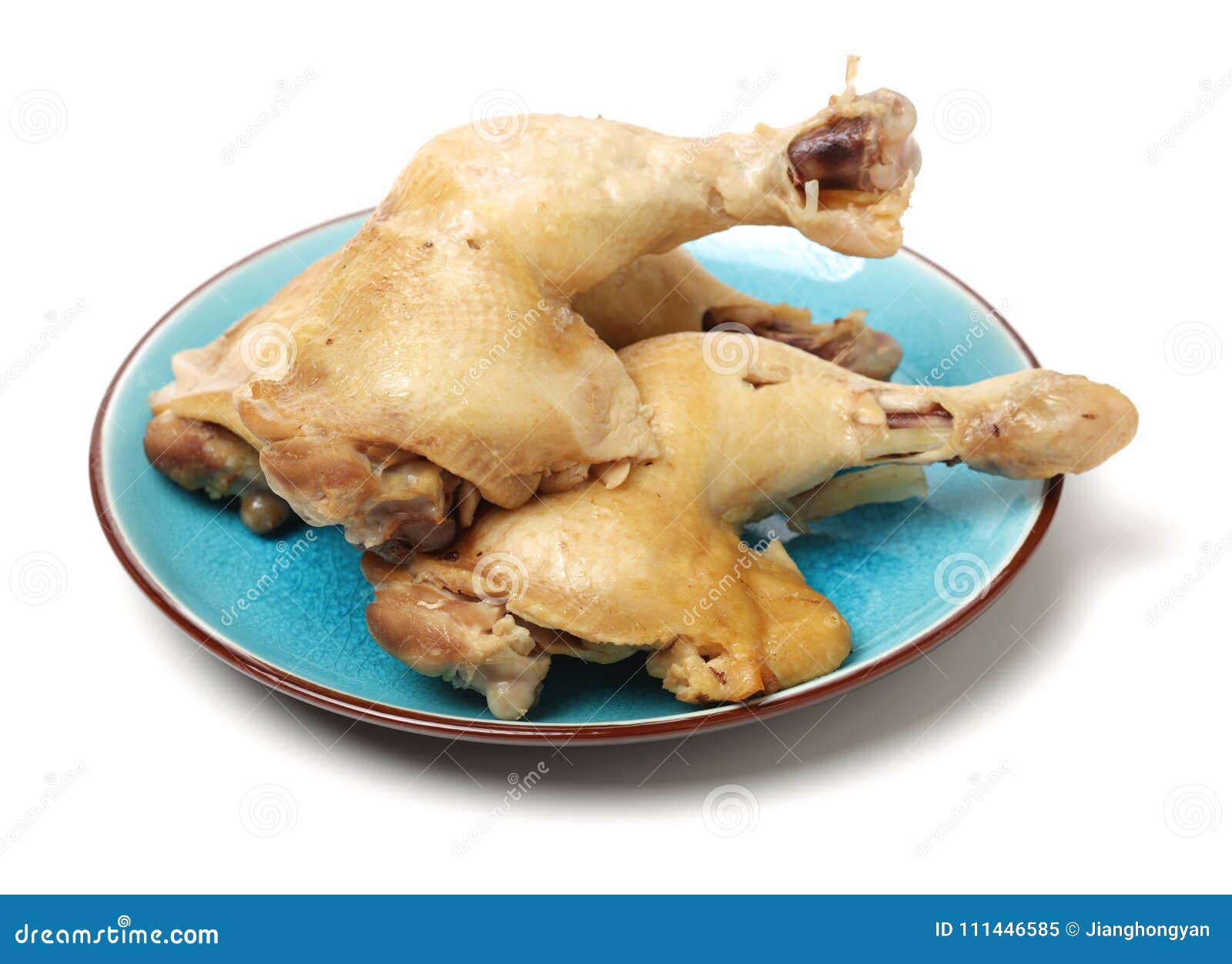 Pollo cocinado imagen de archivo. Imagen de blanco, aislado - 111446585