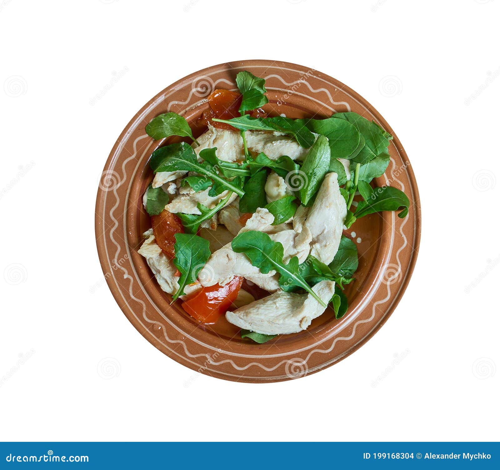 Italian Chicken with Rucola Stock Photo - Image of dinner, healthy ...