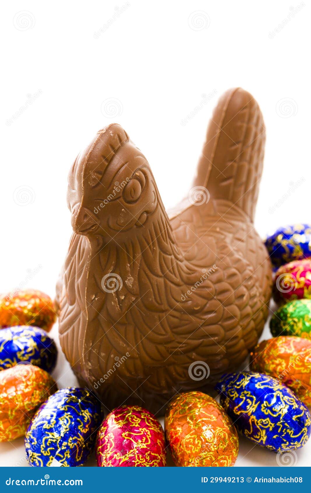 Pollo de chocolate imagen de archivo. Imagen de alimento - 29949213