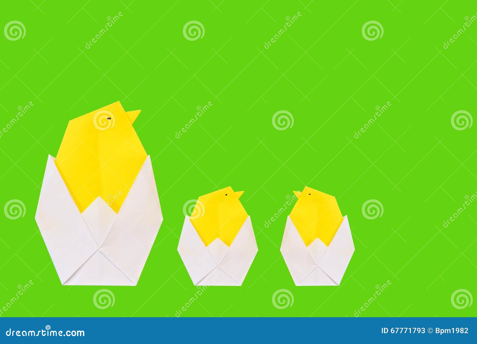 Pollo De La Papiroflexia Del Papel Imagen de archivo - Imagen de ...