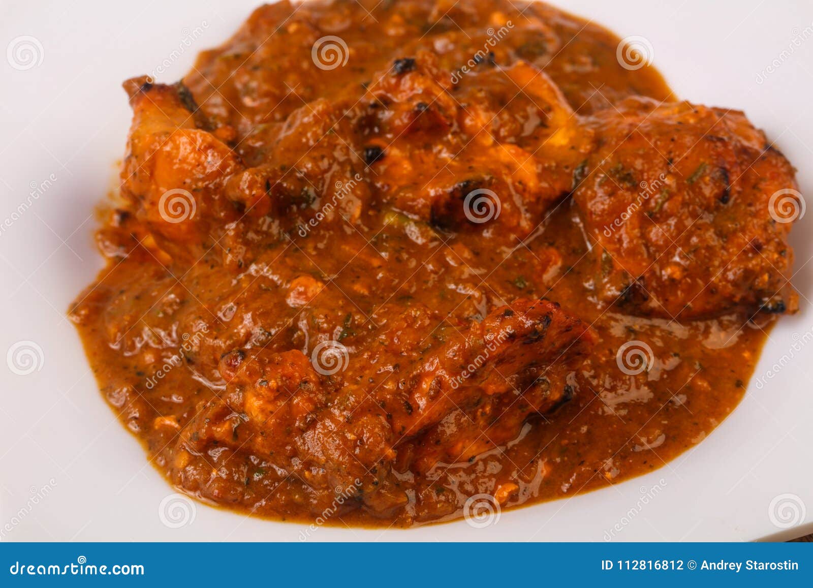 Pollo de Masala foto de archivo. Imagen de alimento - 112816812