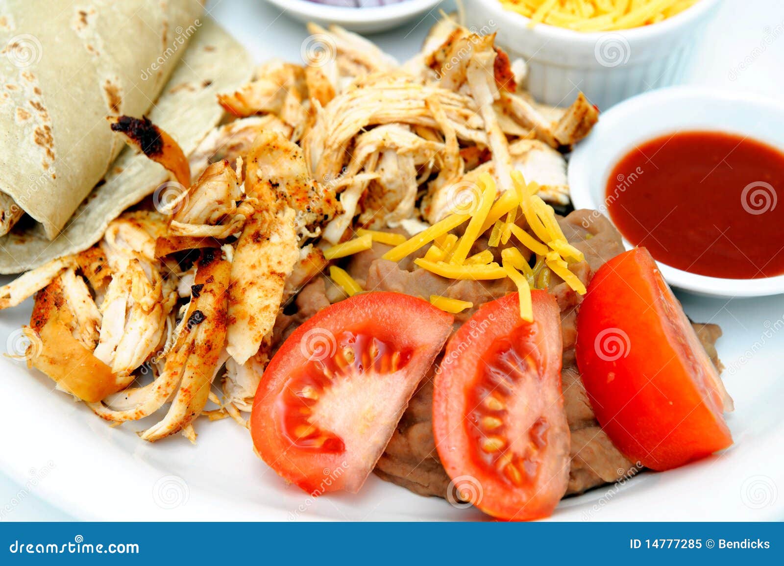 Pollo Destrozado Asado a La Parilla Imagen de archivo - Imagen de ...