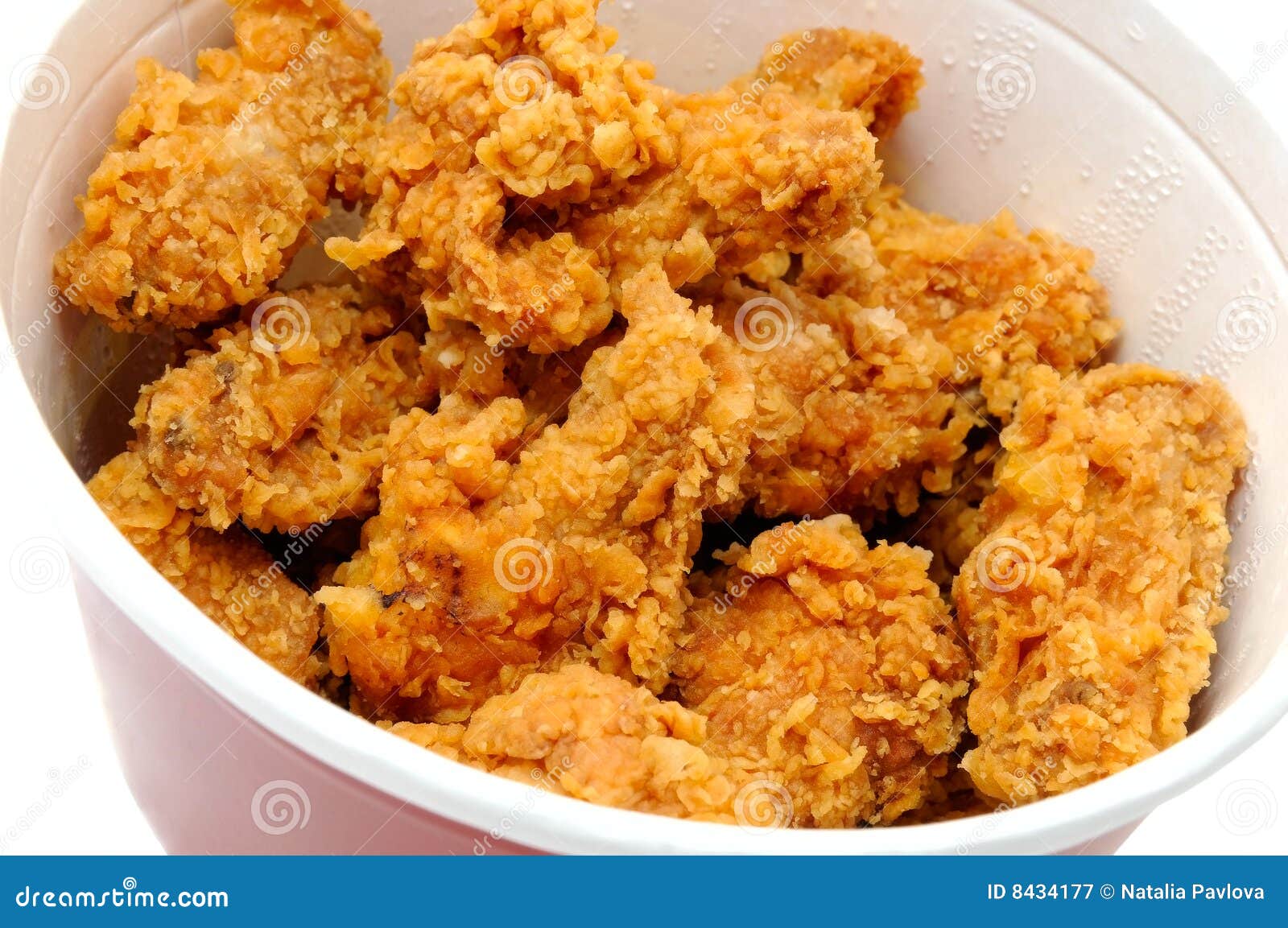 Pollo frito imagen de archivo. Imagen de alimento, bocado - 8434177