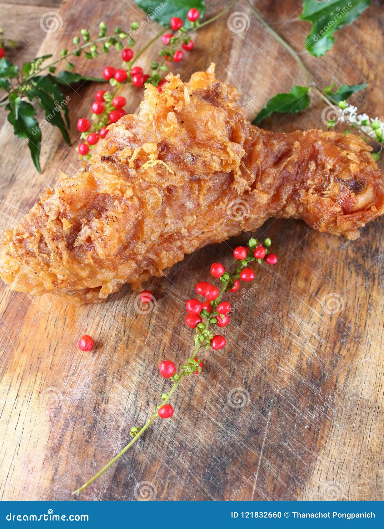 Pollo Frito Delicioso Preparado Foto de archivo - Imagen de frito, sano ...