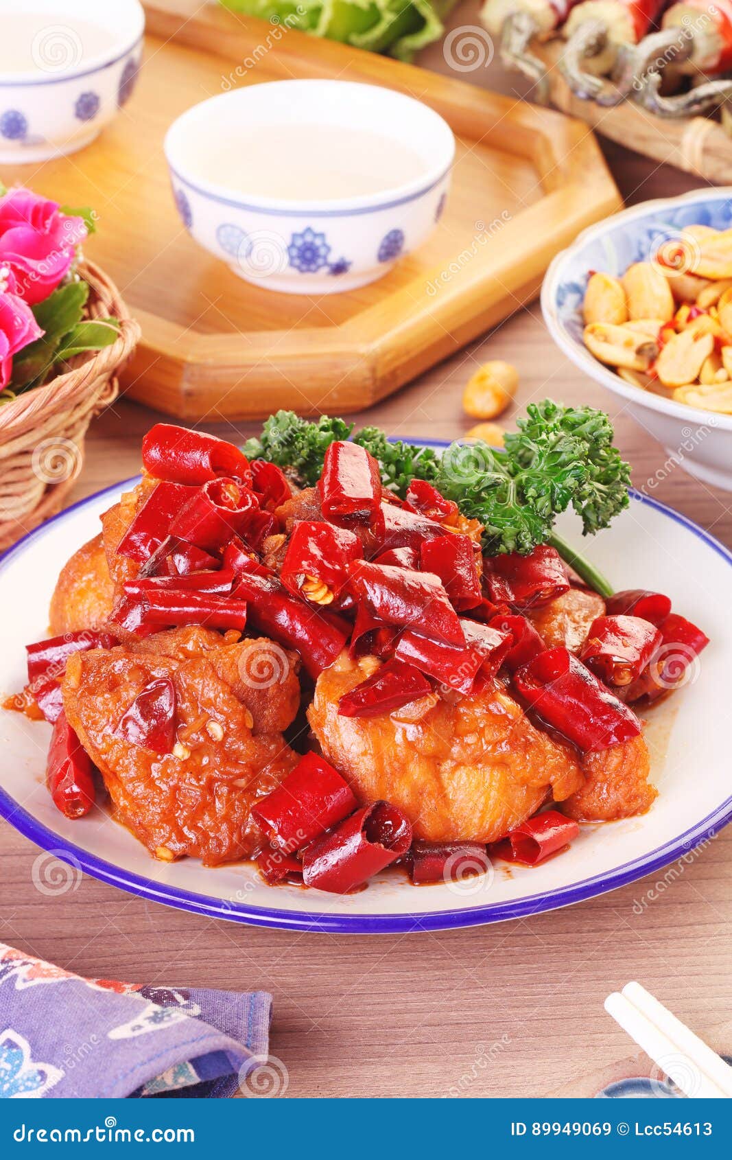 Pollo General Del ` S De La TSO Imagen de archivo - Imagen de cena ...