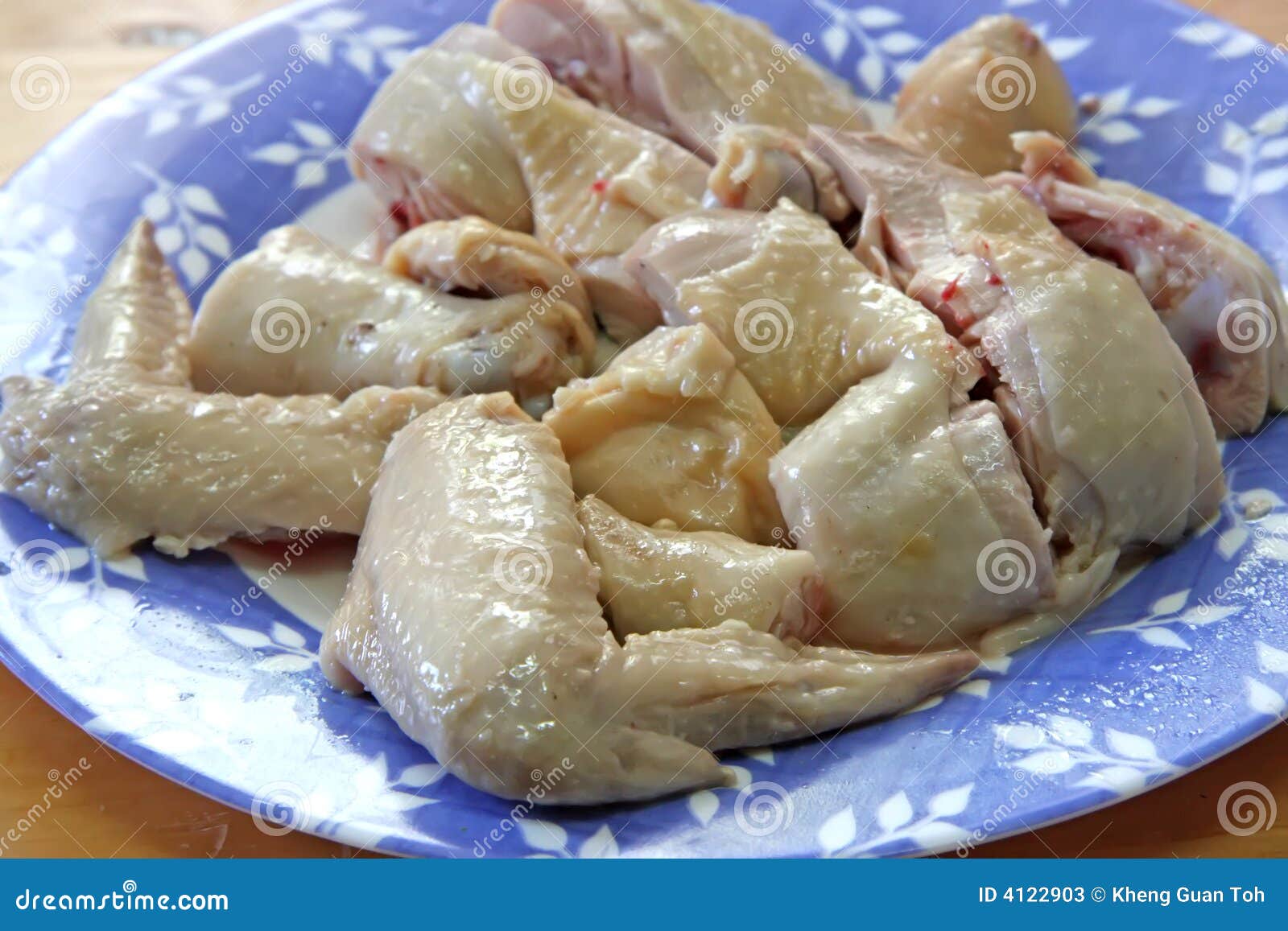 Pollo hervido imagen de archivo. Imagen de blanco, alimento - 4122903