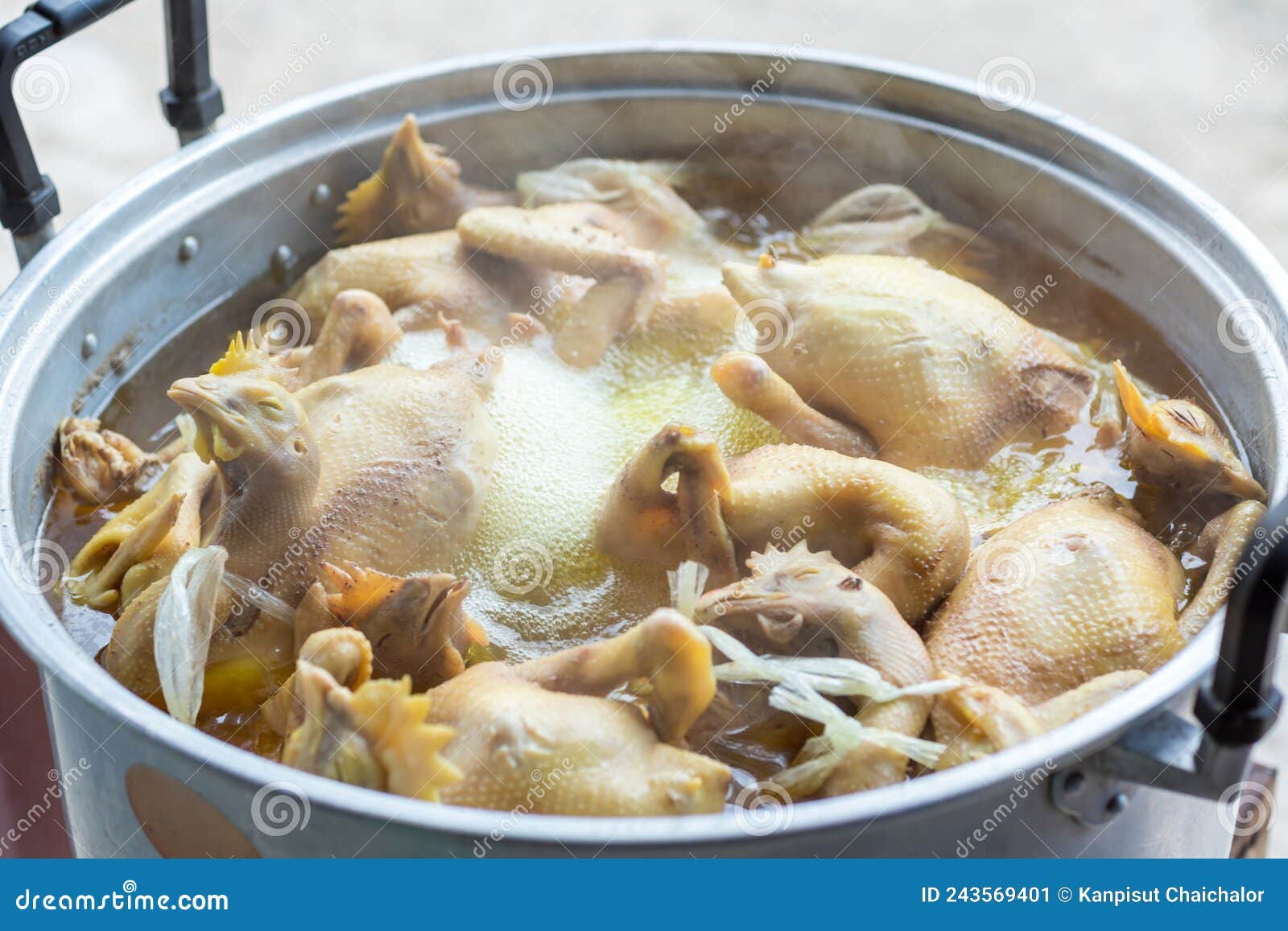 Pollo Hervido. Pollo Hervido Para El Ingrediente Alimentario Imagen de ...