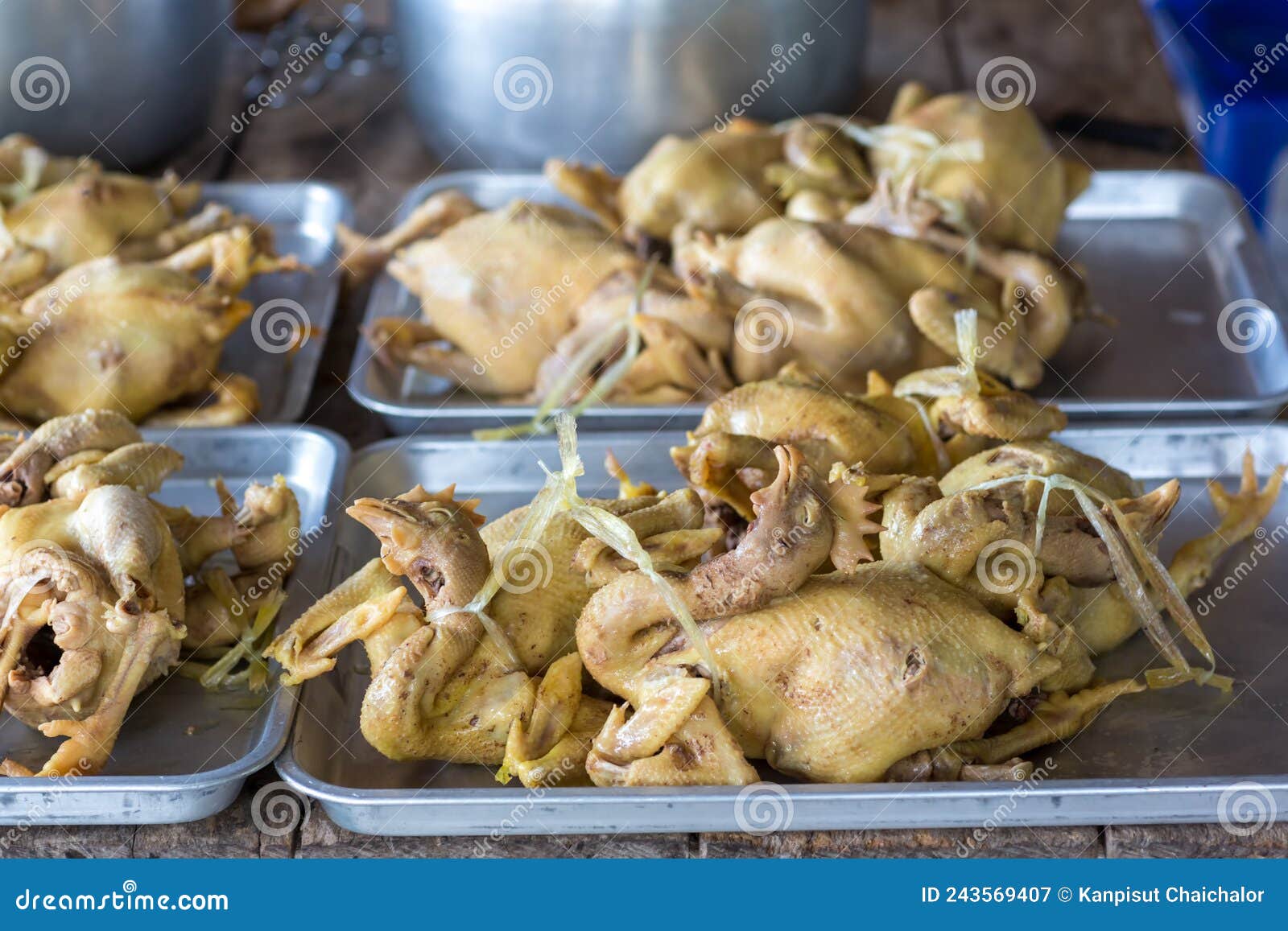 Pollo Hervido. Pollo Hervido Para El Ingrediente Alimentario Imagen de ...