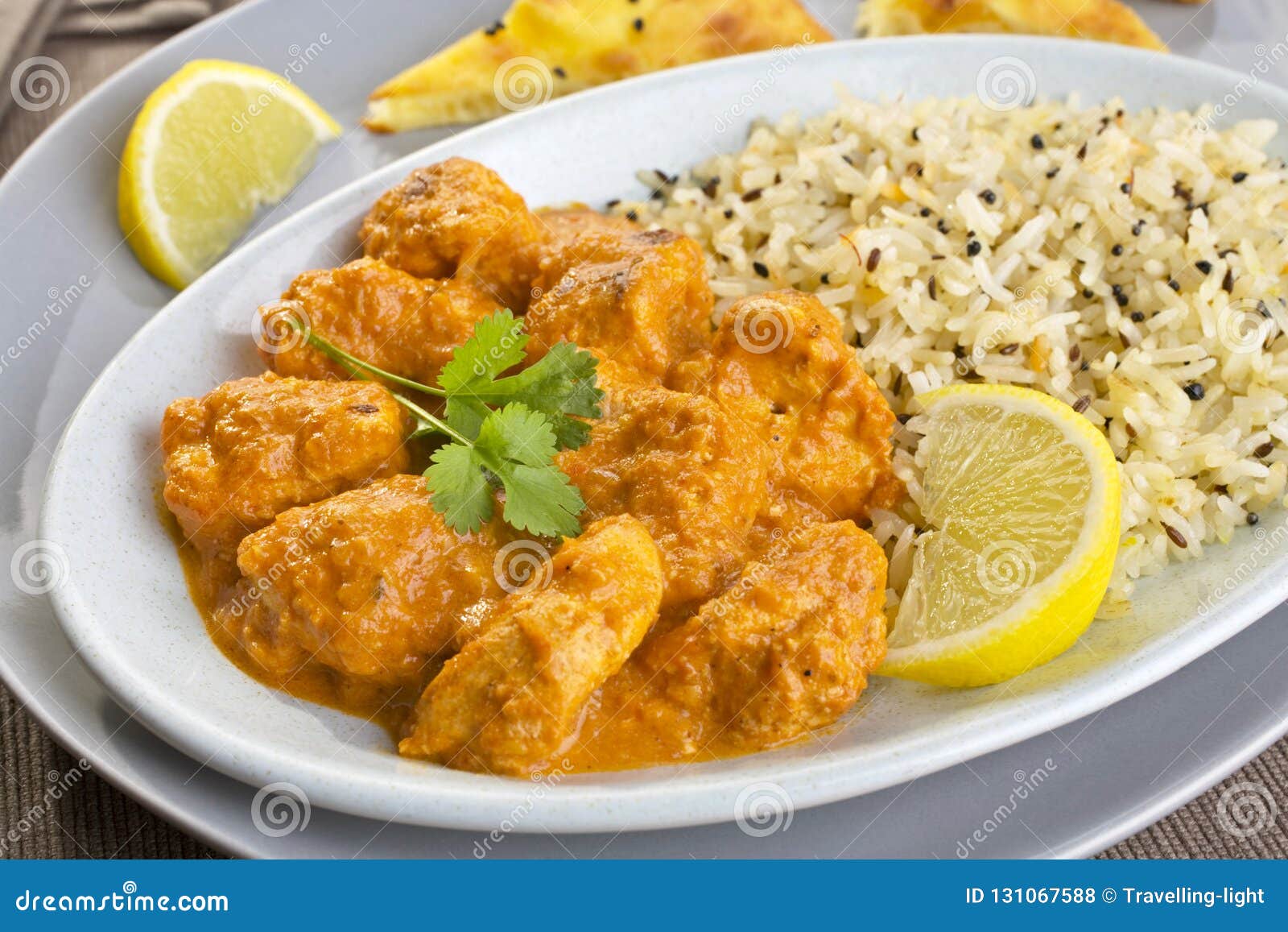 Pollo Indio Tikka Masala De La Comida Foto de archivo - Imagen de ...