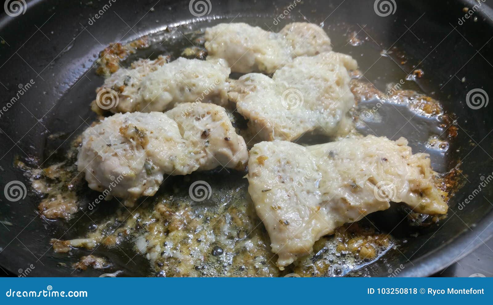 Pollo sazonado bien foto de archivo. Imagen de caliente - 103250818