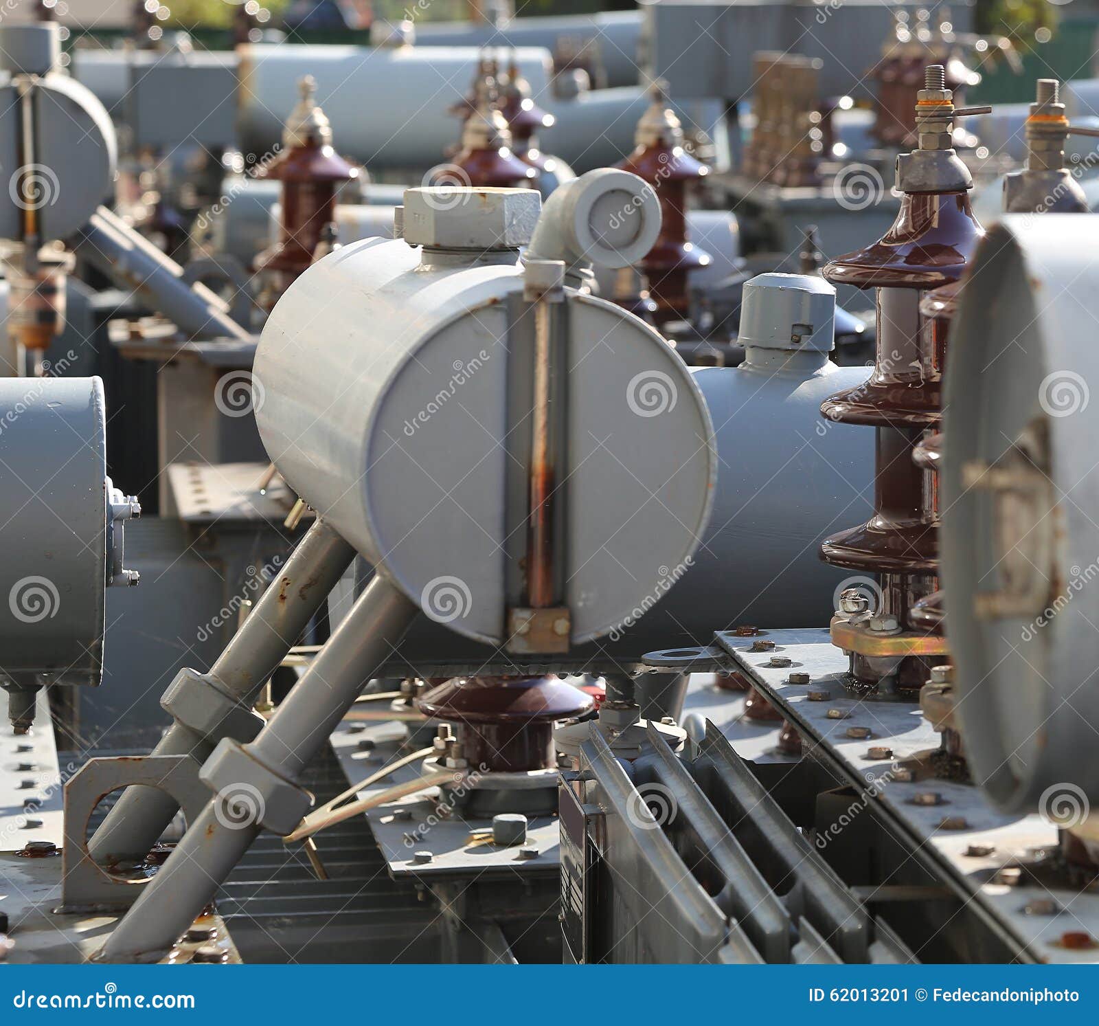 Transformers Obsolete And Broken Of Electrical Substations Royalty-Free ...