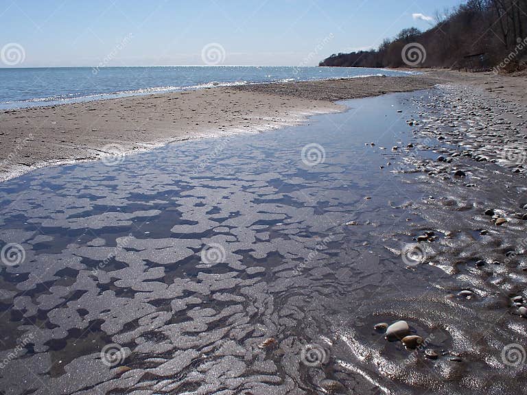 Polluted beach stock photo. Image of unclean, pollution - 4892326