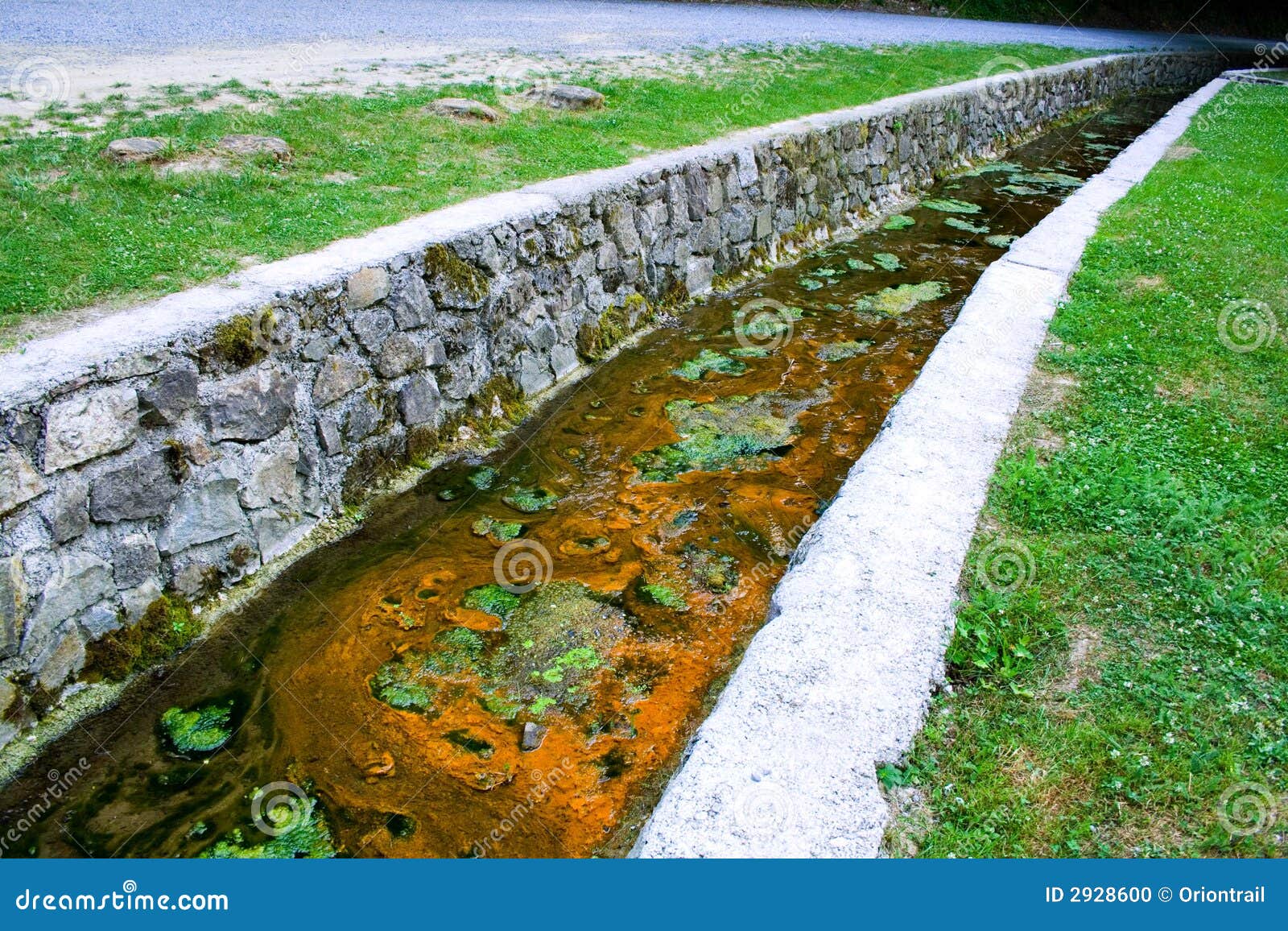 Polluted creek stock photo. Image of chimneys, ecology - 2928600