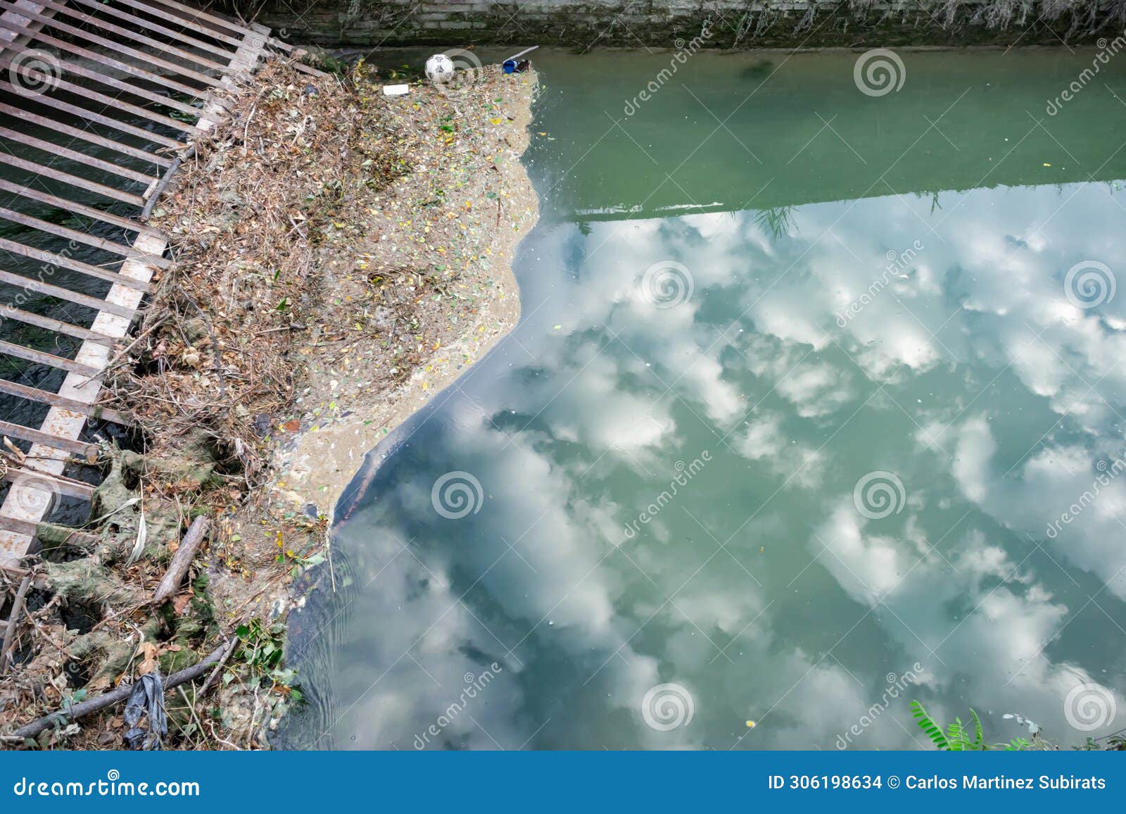 Polluted and Dirty River Consequence of City S Human Waste without ...