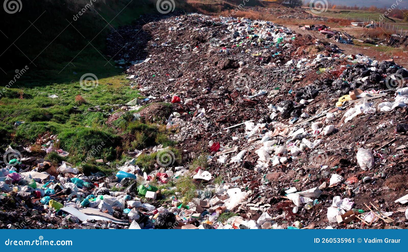 Polluted Ocean Beaches with Plastic Waste, Garbage Platform. the ...