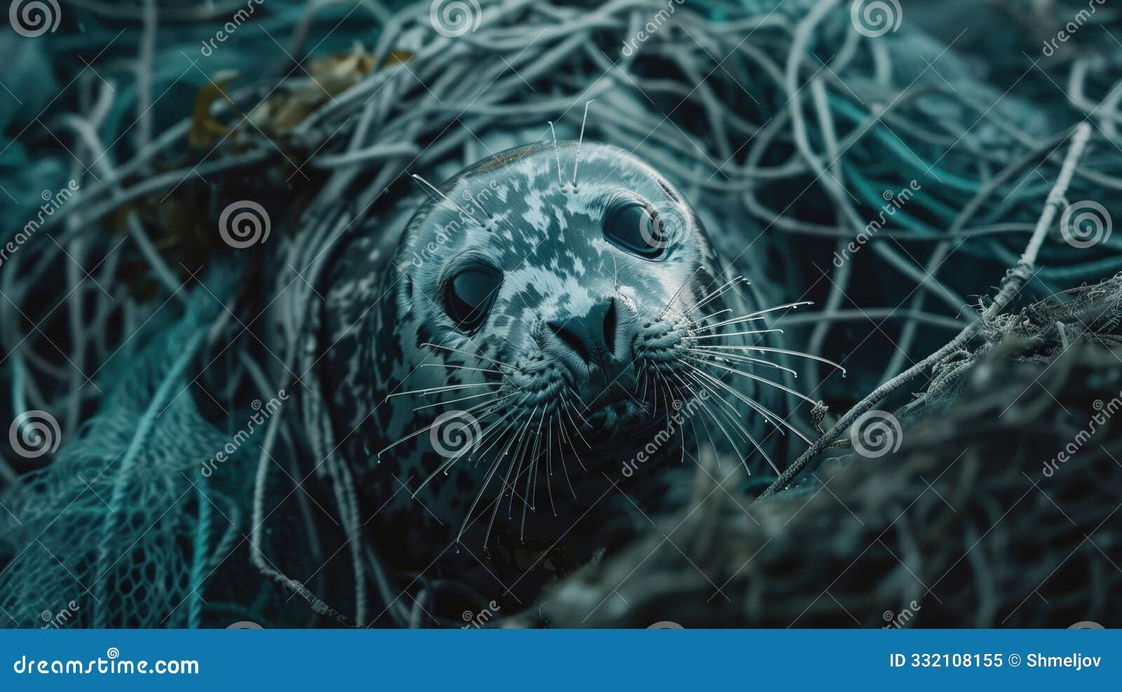 Polluted Ocean. Garbage and Waste. Animals Suffer from Pollution ...