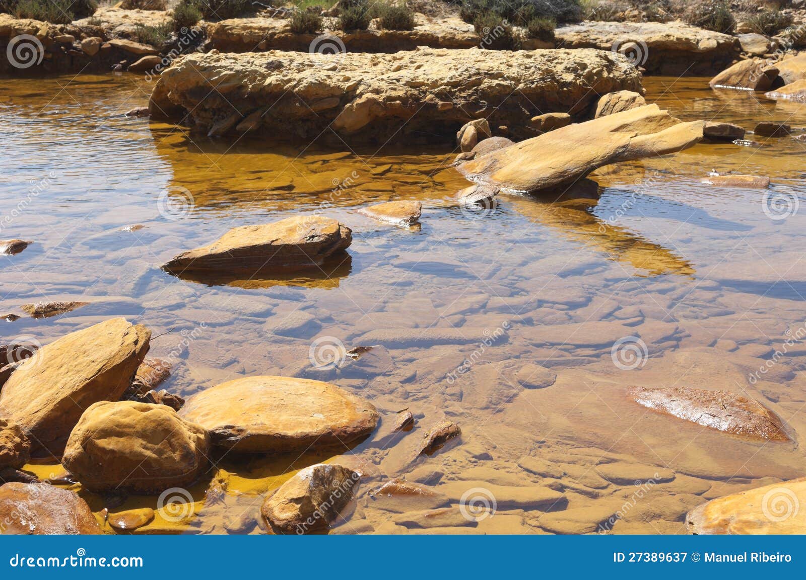 Polluted river stock image. Image of environmental, destruction - 27389637
