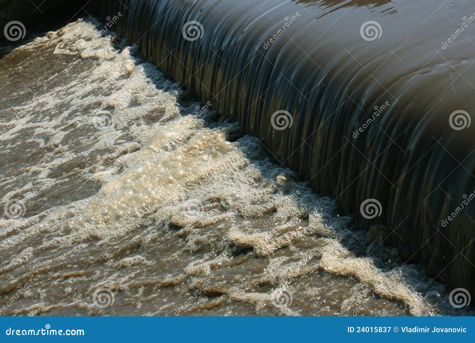 Polluted water stock image. Image of concrete, ecology - 24015837