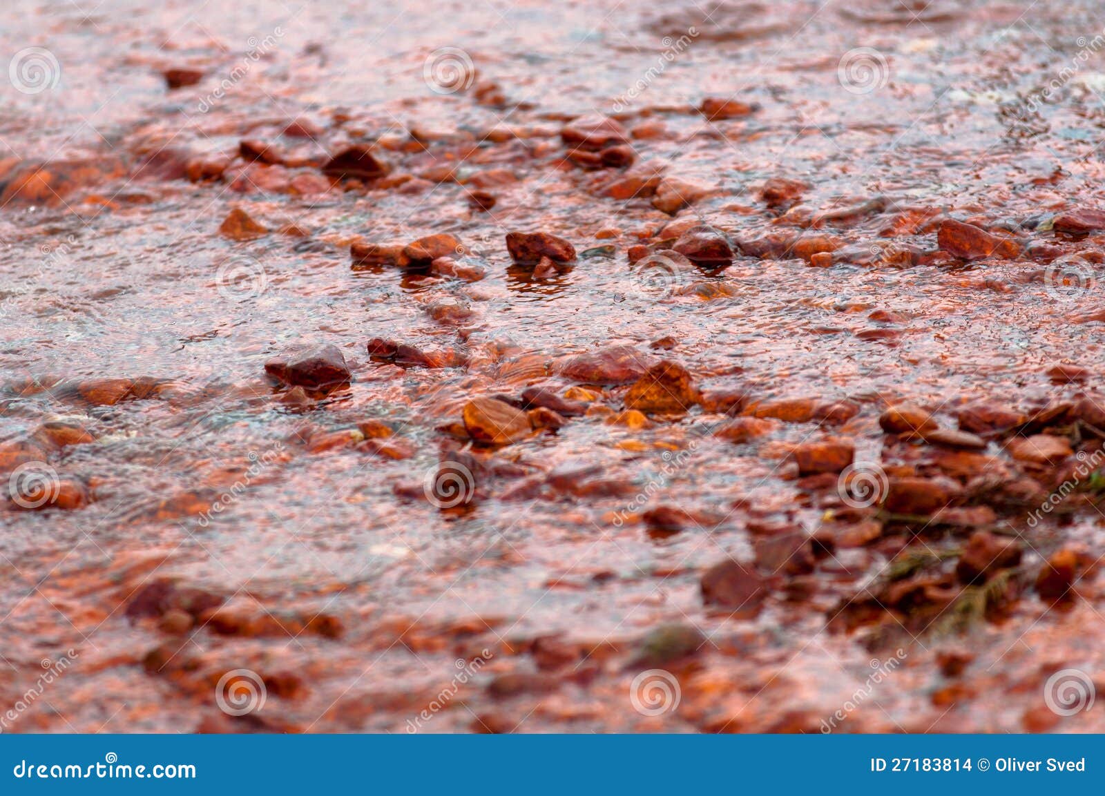 Polluted water flowing stock photo. Image of stone, industry - 27183814