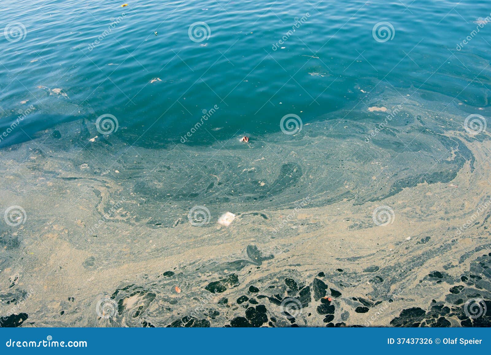 Polluted water stock photo. Image of sewage, coast, dirt - 37437326