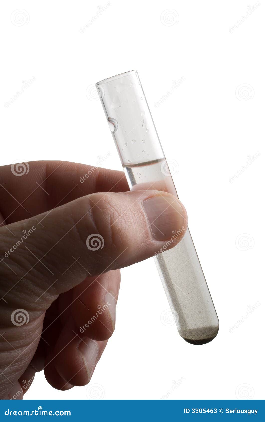 Water Sample. Bacterial Control Of Pool Water. Checking The Amount Of ...